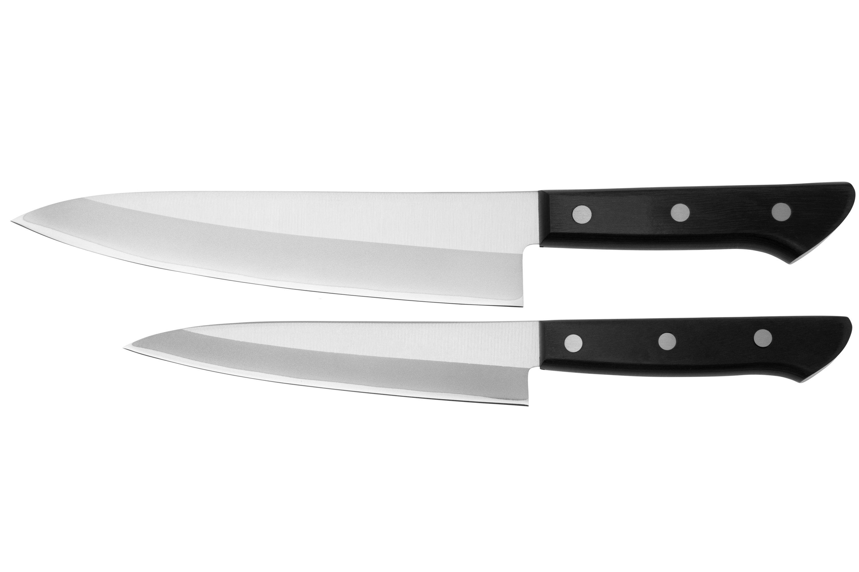 Tojiro Basic TBS-210, 2-piece knife set, chef's knife, petty ...