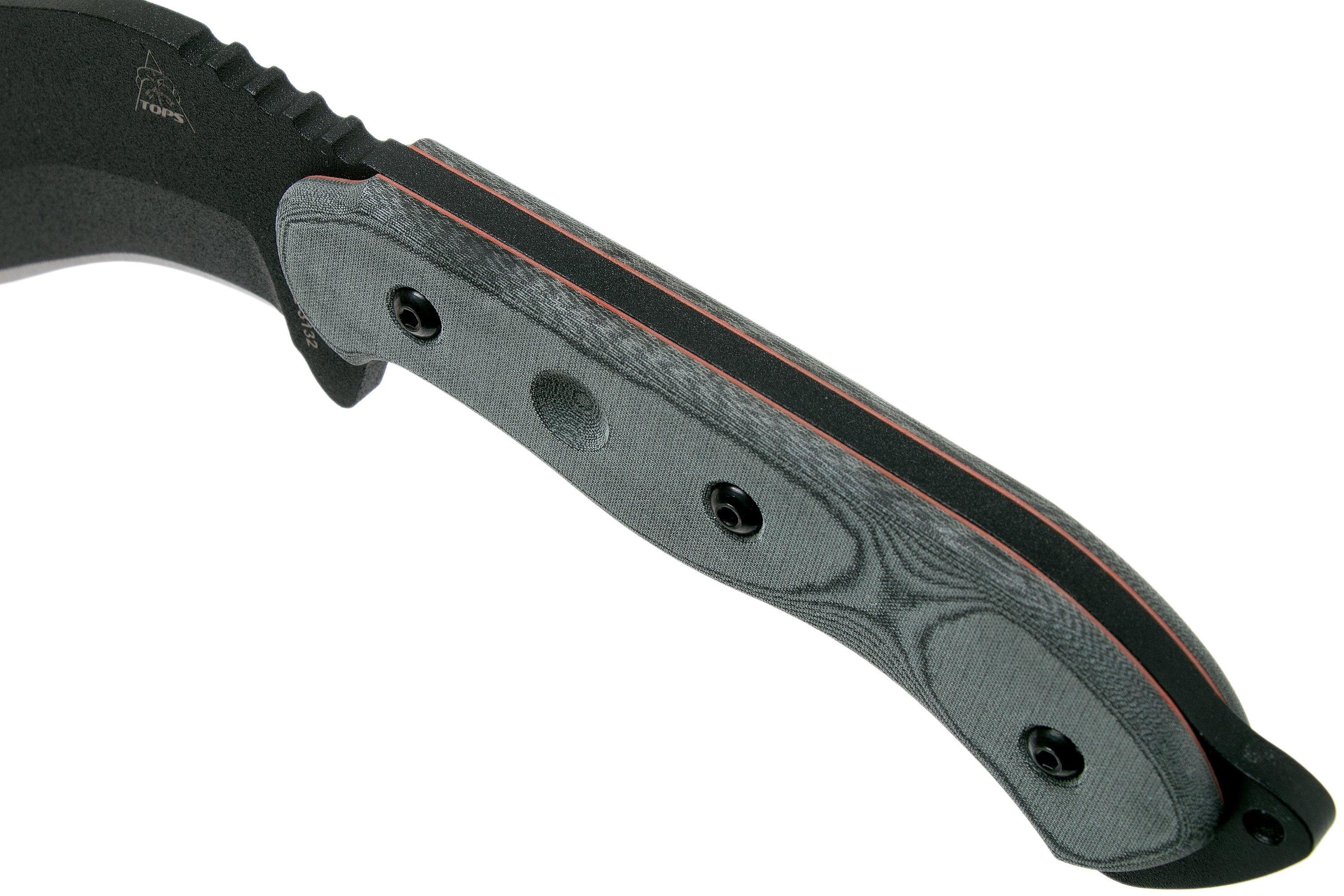 TOPS Knives Bushcraft Kukri 7.0 machete, BKUK-01 | Advantageously ...