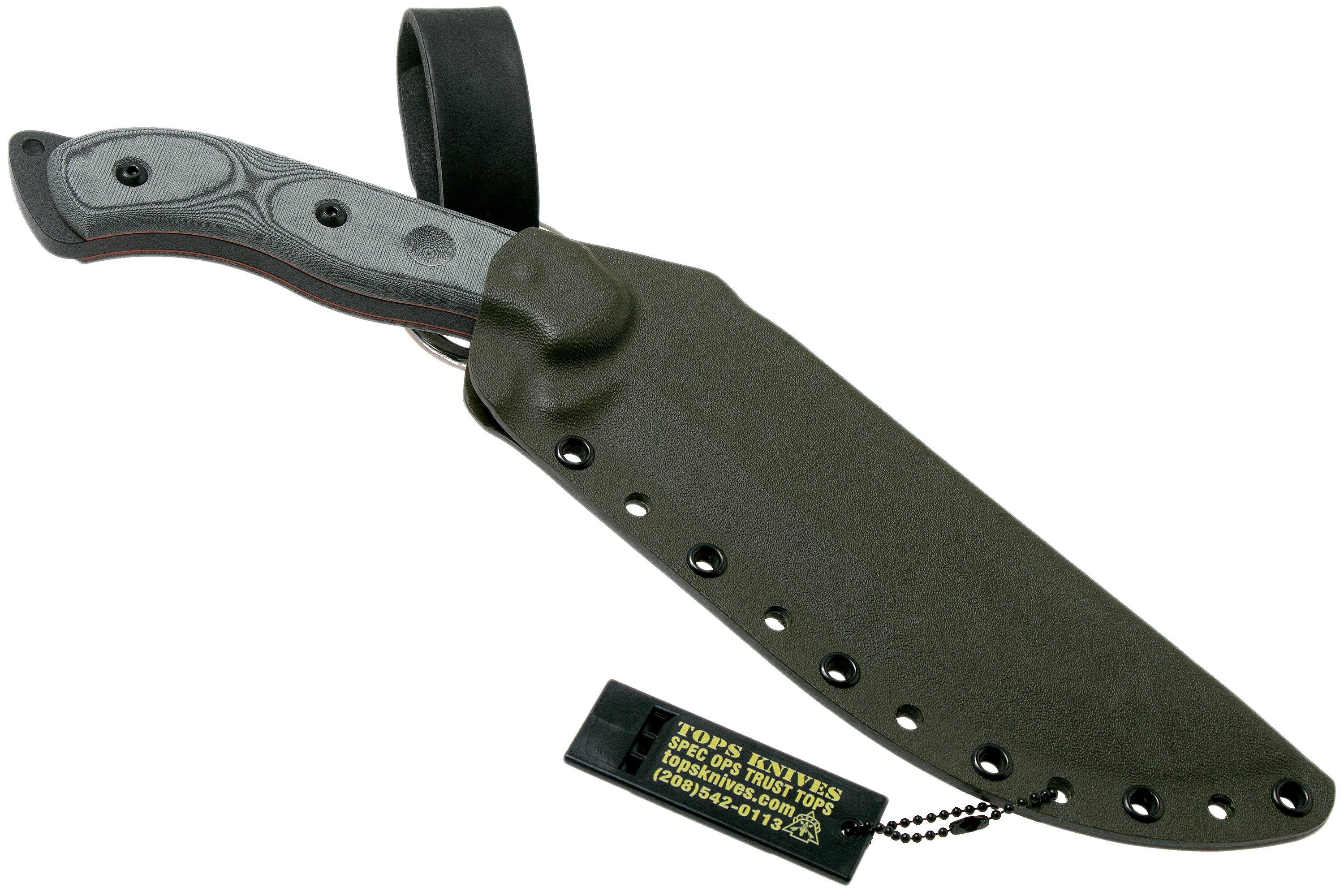 TOPS Knives Bushcraft Kukri 7.0 machete, BKUK-01 | Advantageously ...