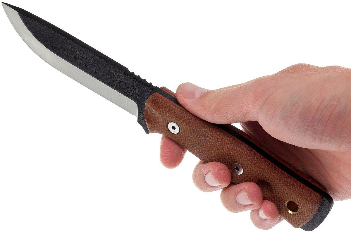 TOPS Knives B.O.B. Fieldcraft Brown Micarta BROS-01 | Advantageously ...