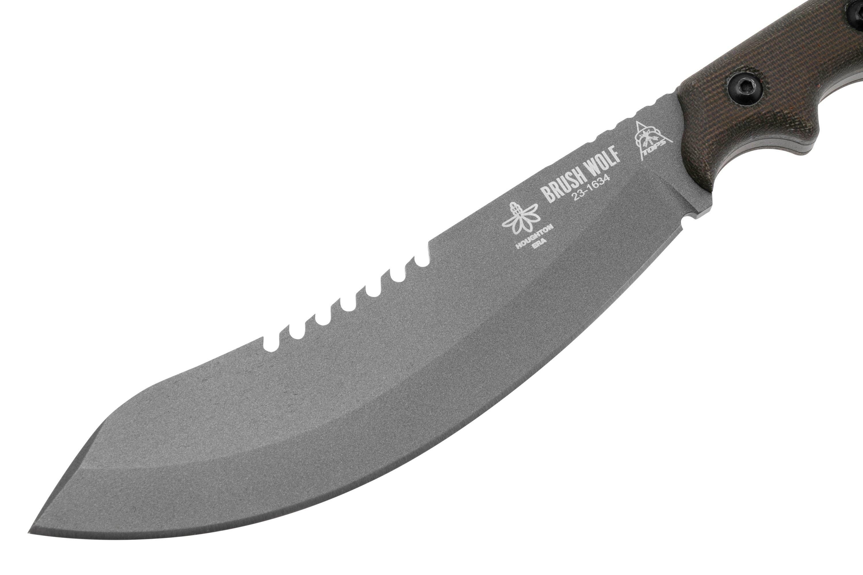 TOPS Knives Brush Wolf BWLF-02 outdoor knife, Nate and Aaron Morgan ...