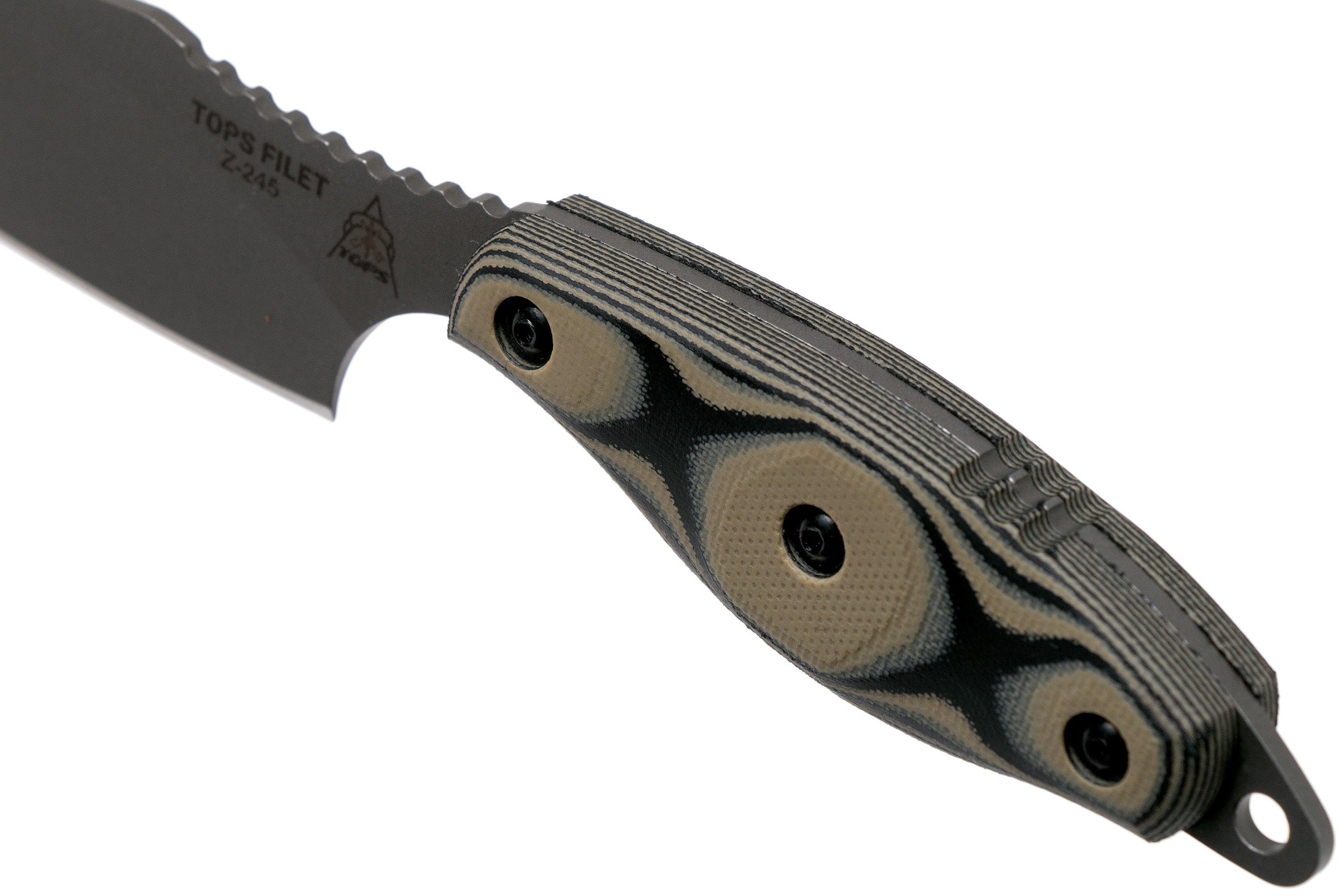 TOPS Knives Filet Knife FIL-01 outdoor filleting knife | Advantageously ...