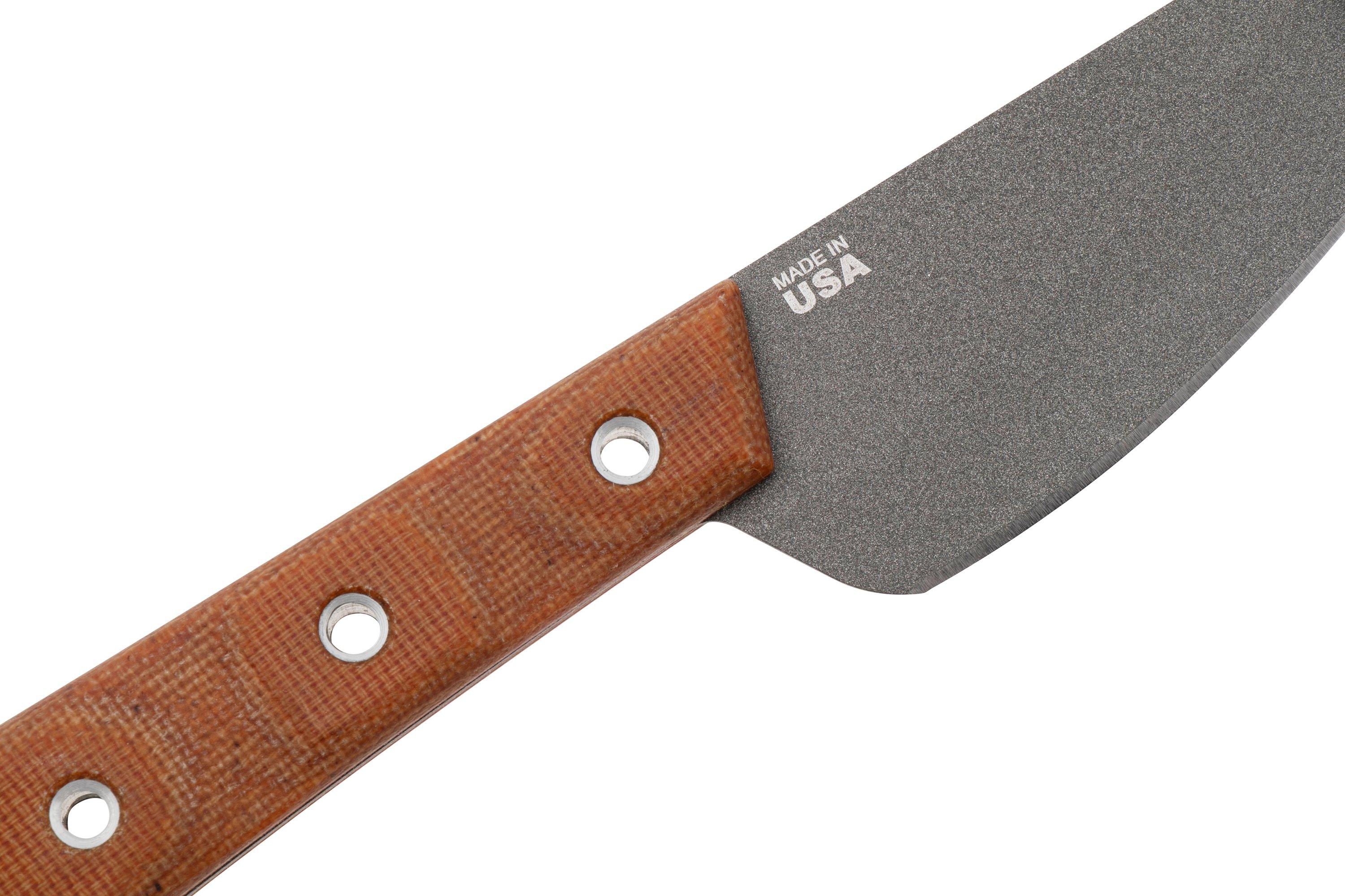 TOPS Knives Frog Market Special Mini FMSM-01, 1095 Tungsten Cerakote ...