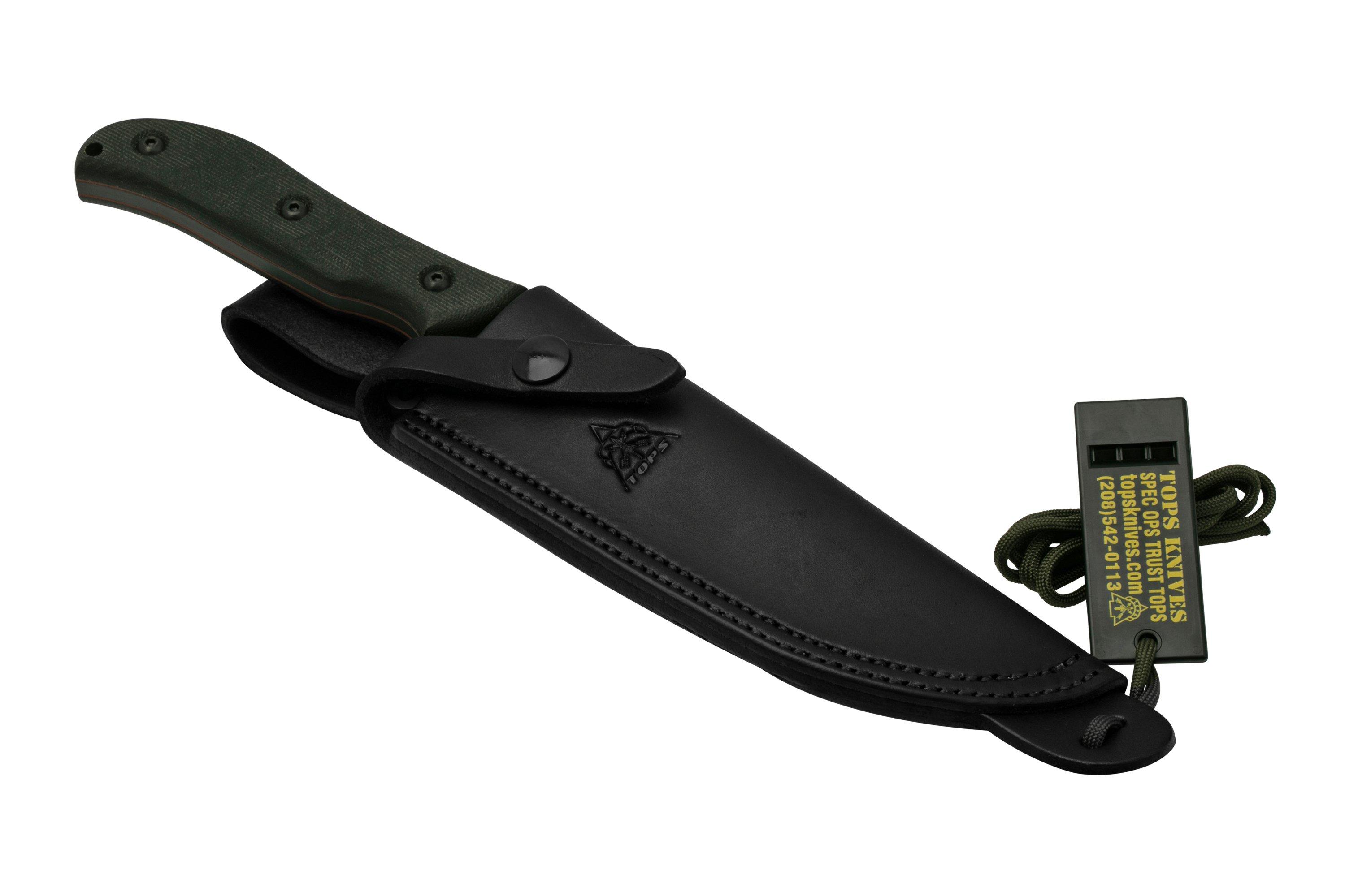 TOPS Knives Silent Hero 3, HERO-03-SH Survival Messer, Anton Du Plessis ... TOPS Knives Silent Hero 3, HERO-03-SH Survival Messer, Anton Du Plessis ...