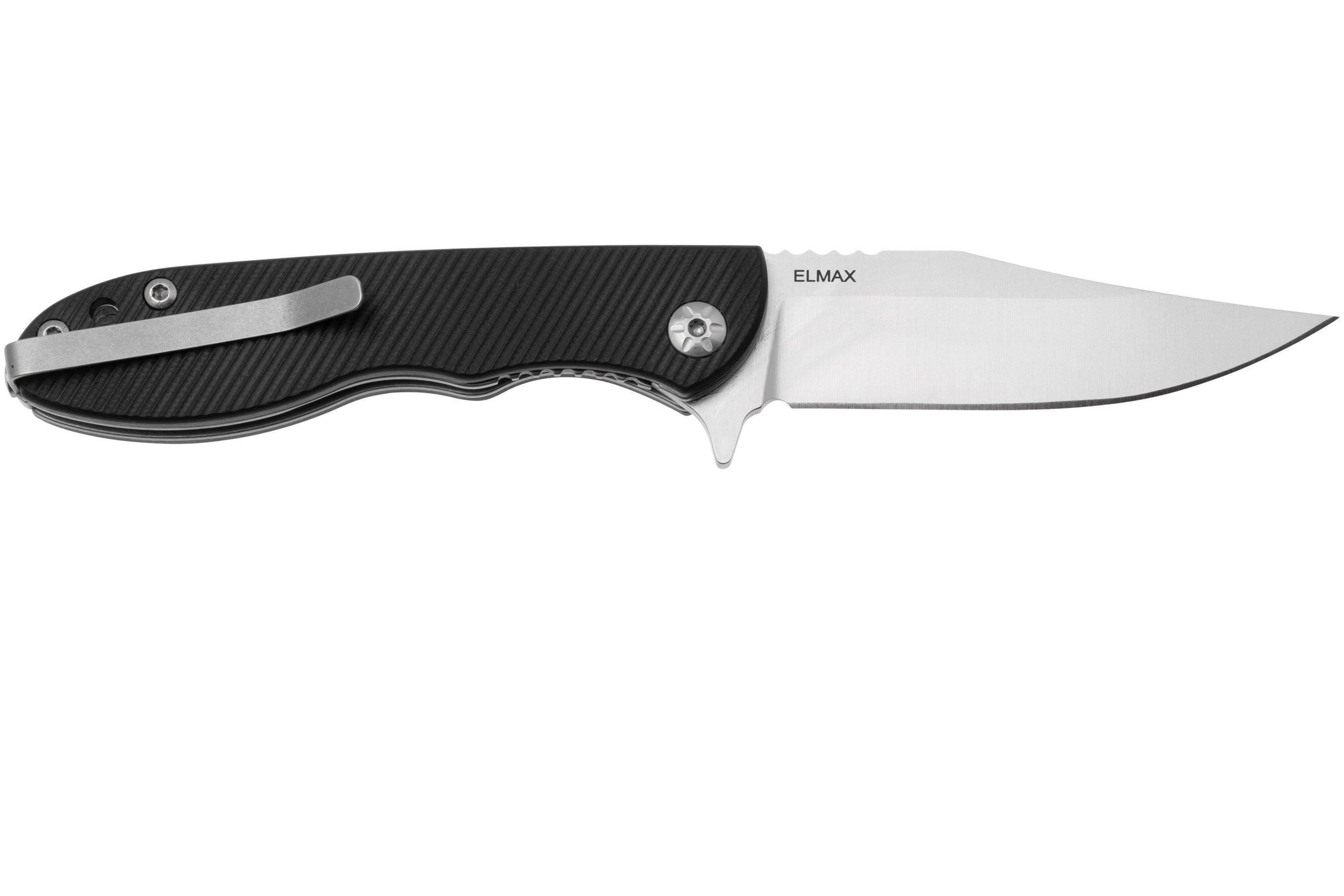 TOPS Knives Mini Scandi Folder MSF-B, Satin Elmax, Black G10, Taschenmesser | Günstiger shoppen ...