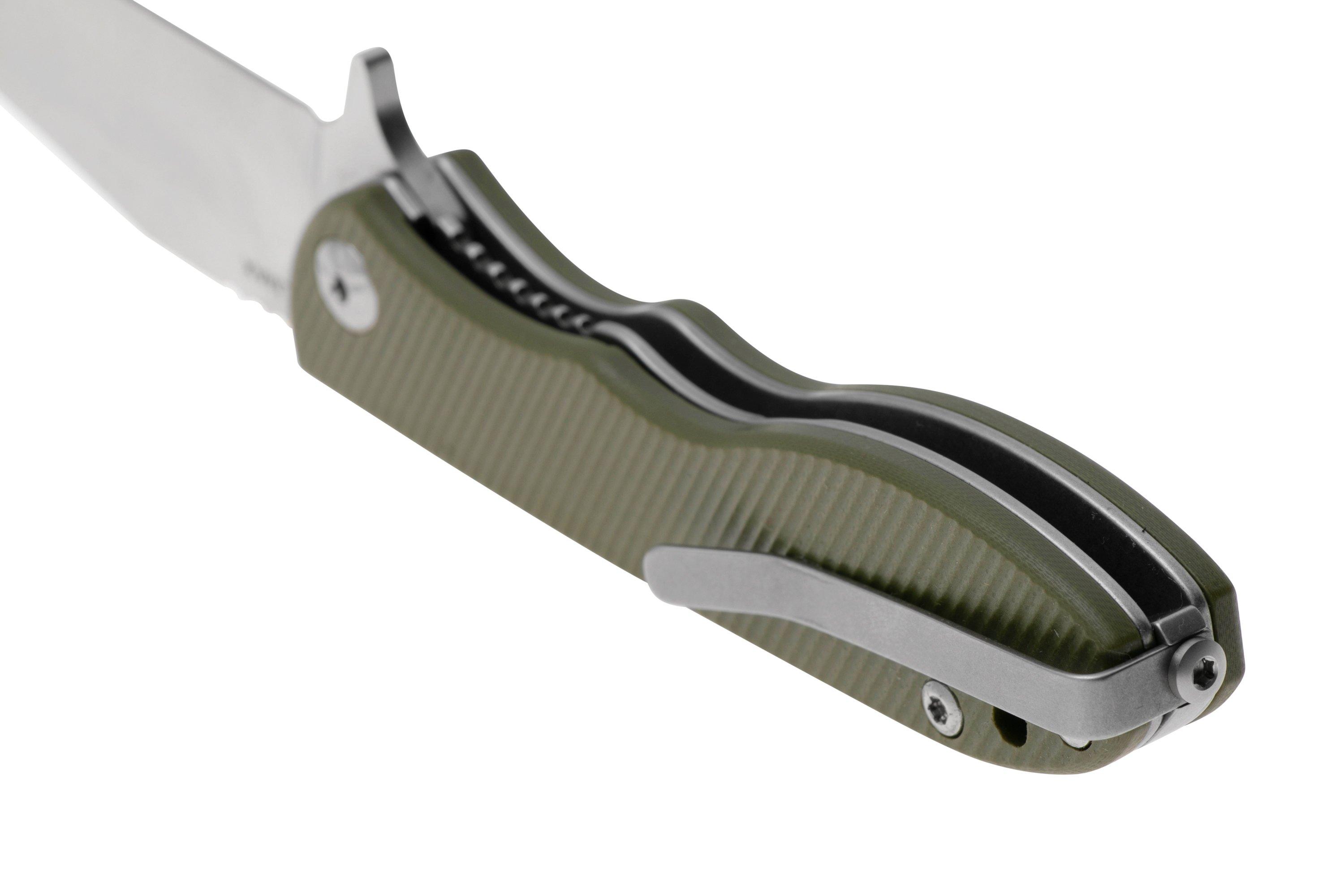 TOPS Knives Mini Scandi Folder MSF-G, Satin Elmax, Green G10, Taschenmesser | Günstiger shoppen ...
