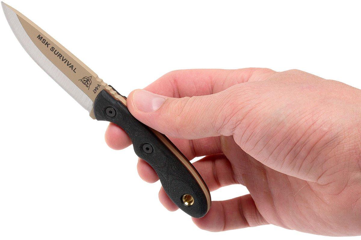 TOPS Knives Mini Scandi Survival knife, MSK-SURV | Advantageously ...