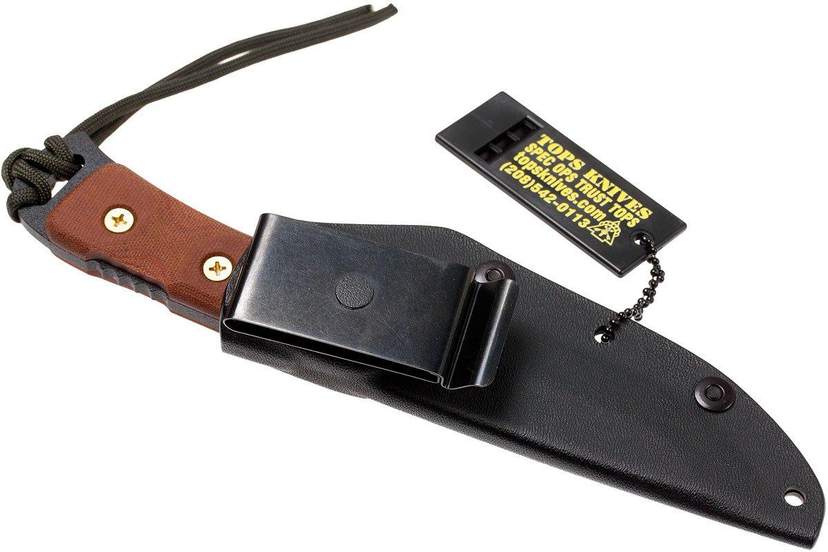 TOPS Knives Overlander 2 survival knife, OV78 | Advantageously shopping ...