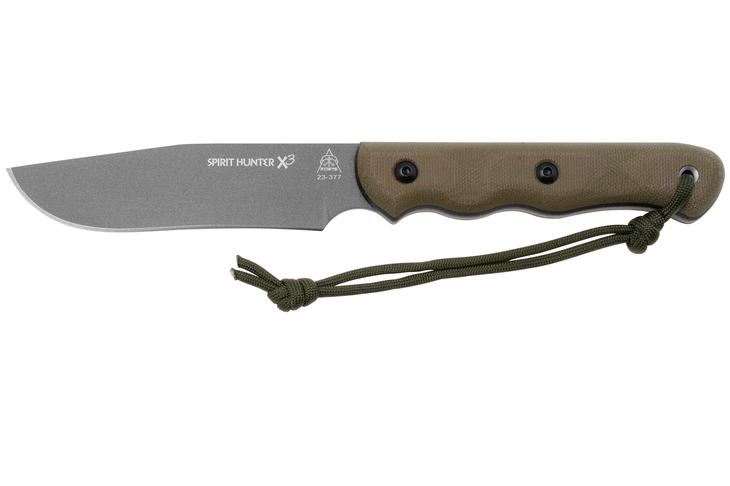 TOPS Knives Spirit Hunter X3 SHR-03, hunting knife | Advantageously ...