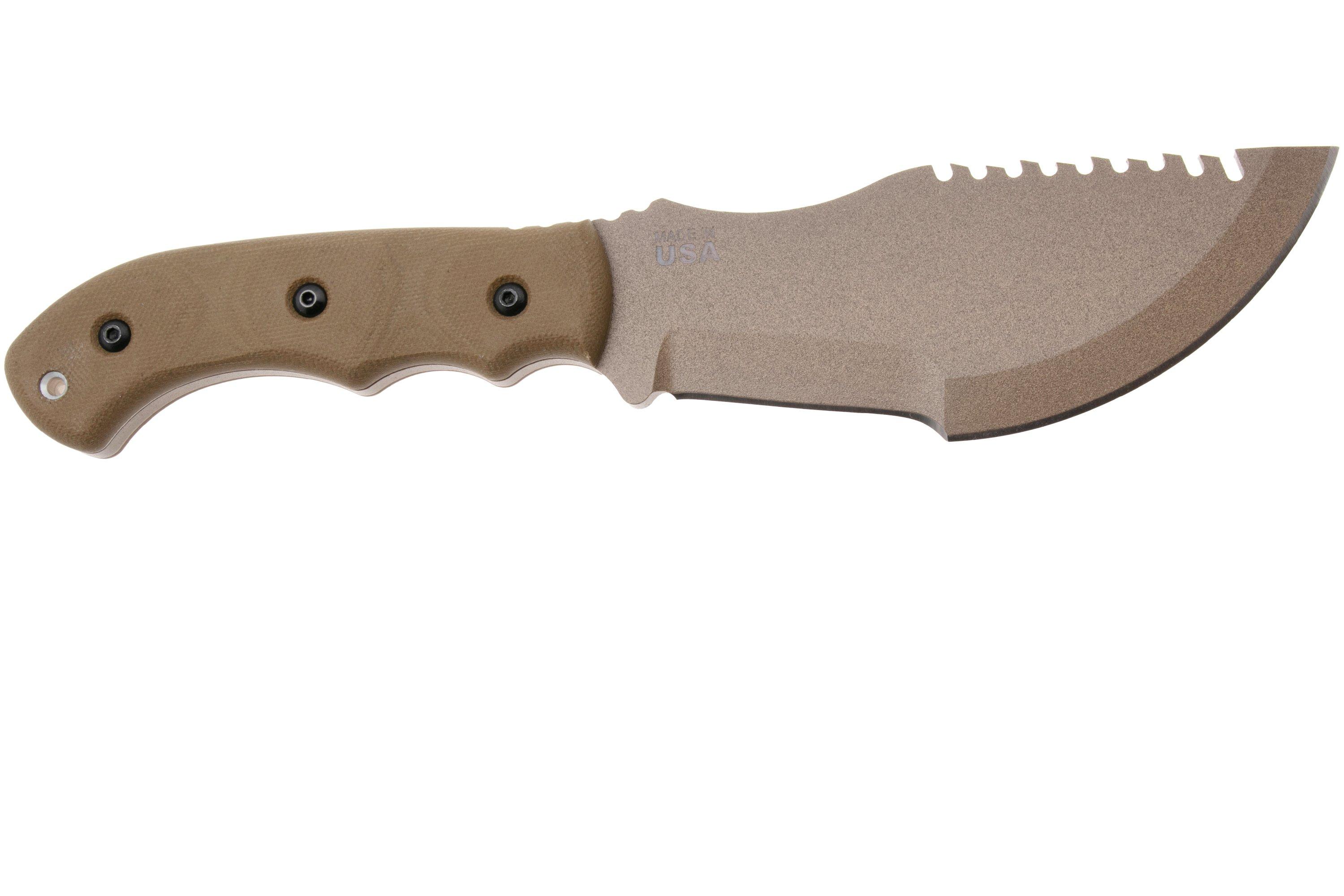 TOPS Knives TBT01-TAN Tom Brown Tracker #1 Large TBT01-TAN Coyote Tan ...