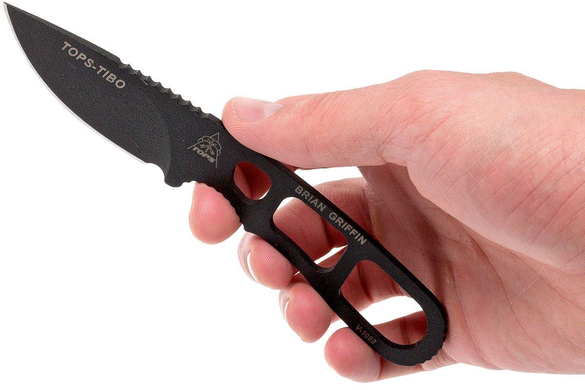 TOPS Knives TIBO necker, TIBO-01 | Advantageously shopping at ...