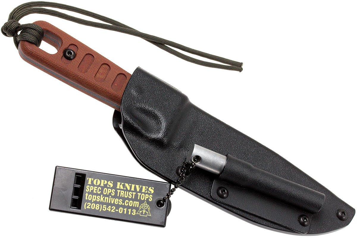 TOPS Knives Lite Trekker outdoor knife, TLT-01 | Advantageously ...