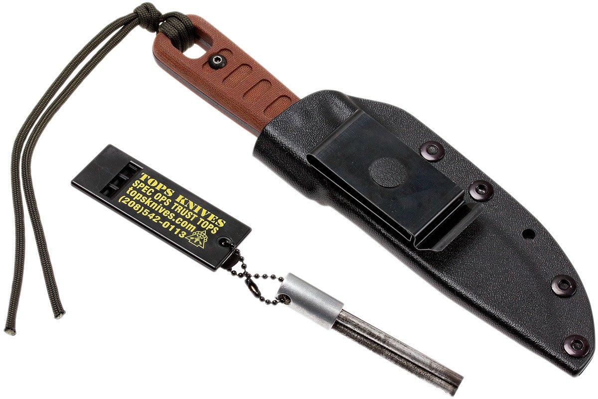 TOPS Knives Lite Trekker outdoor knife, TLT-01 | Advantageously ...