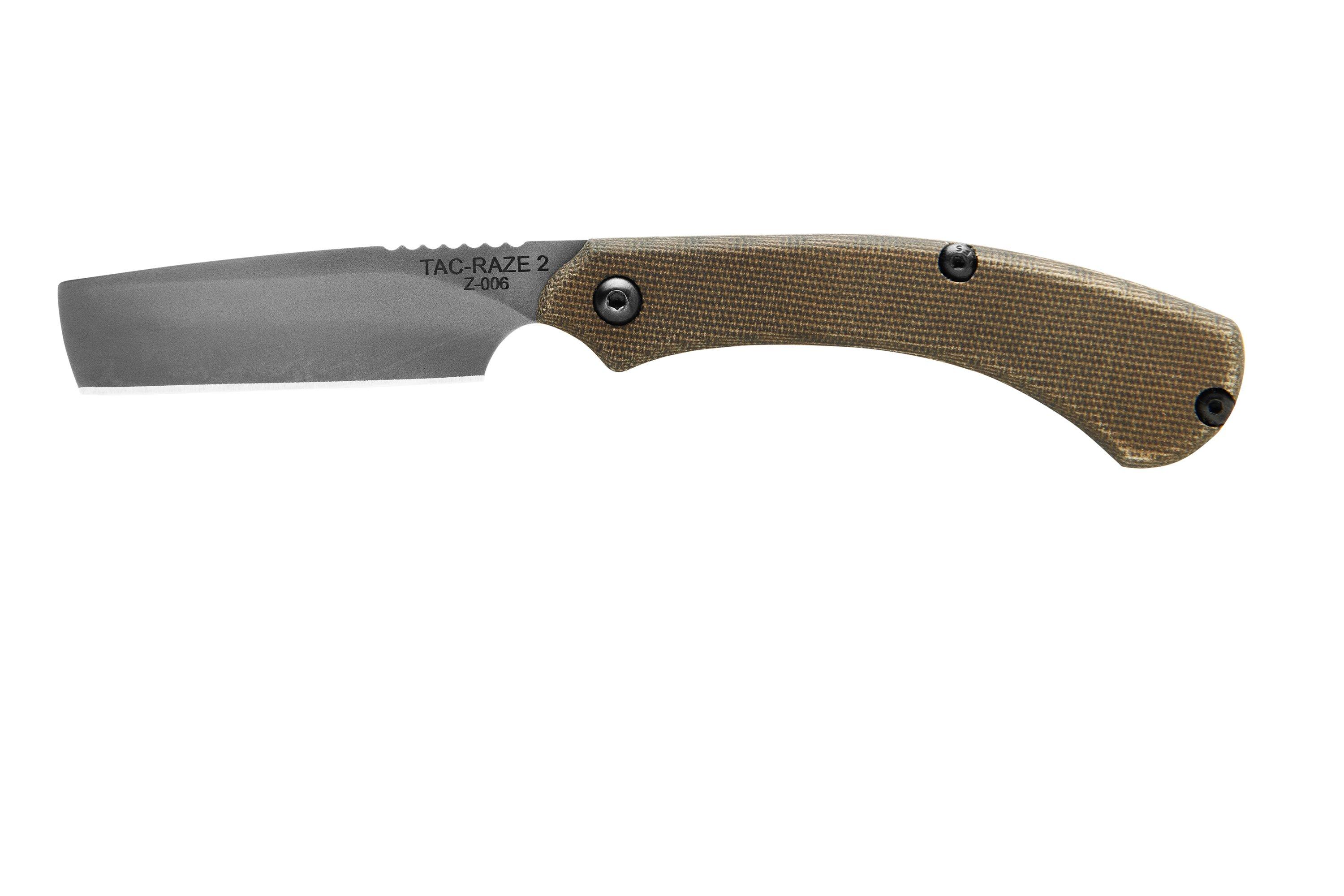 TOPS Tac-Raze 2 TRAZ-02 Micarta, Friction Folder pocket knife ...
