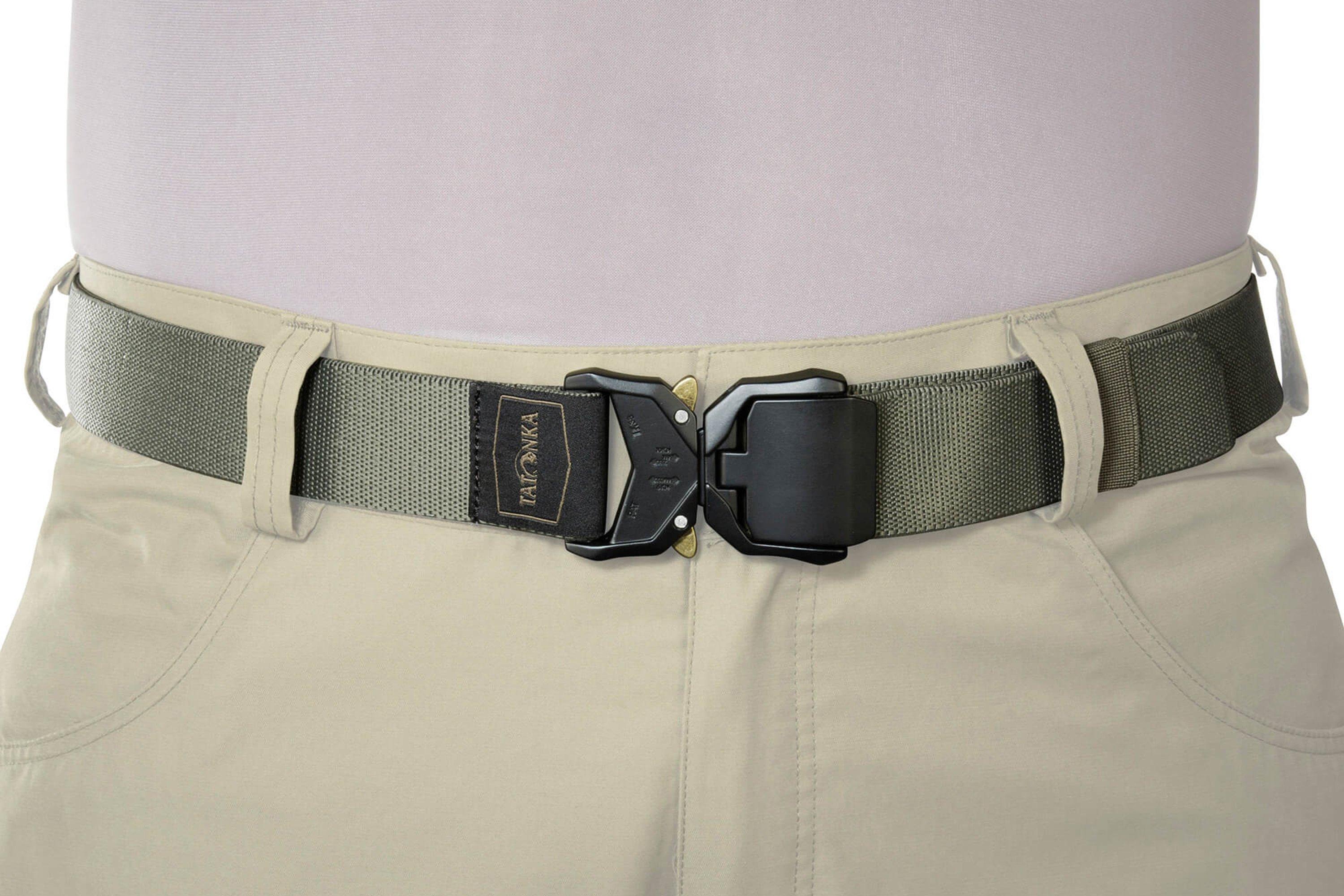 Tatonka Stretchbelt 38 BC stone grey olive 2868-332, riem | Voordelig ...