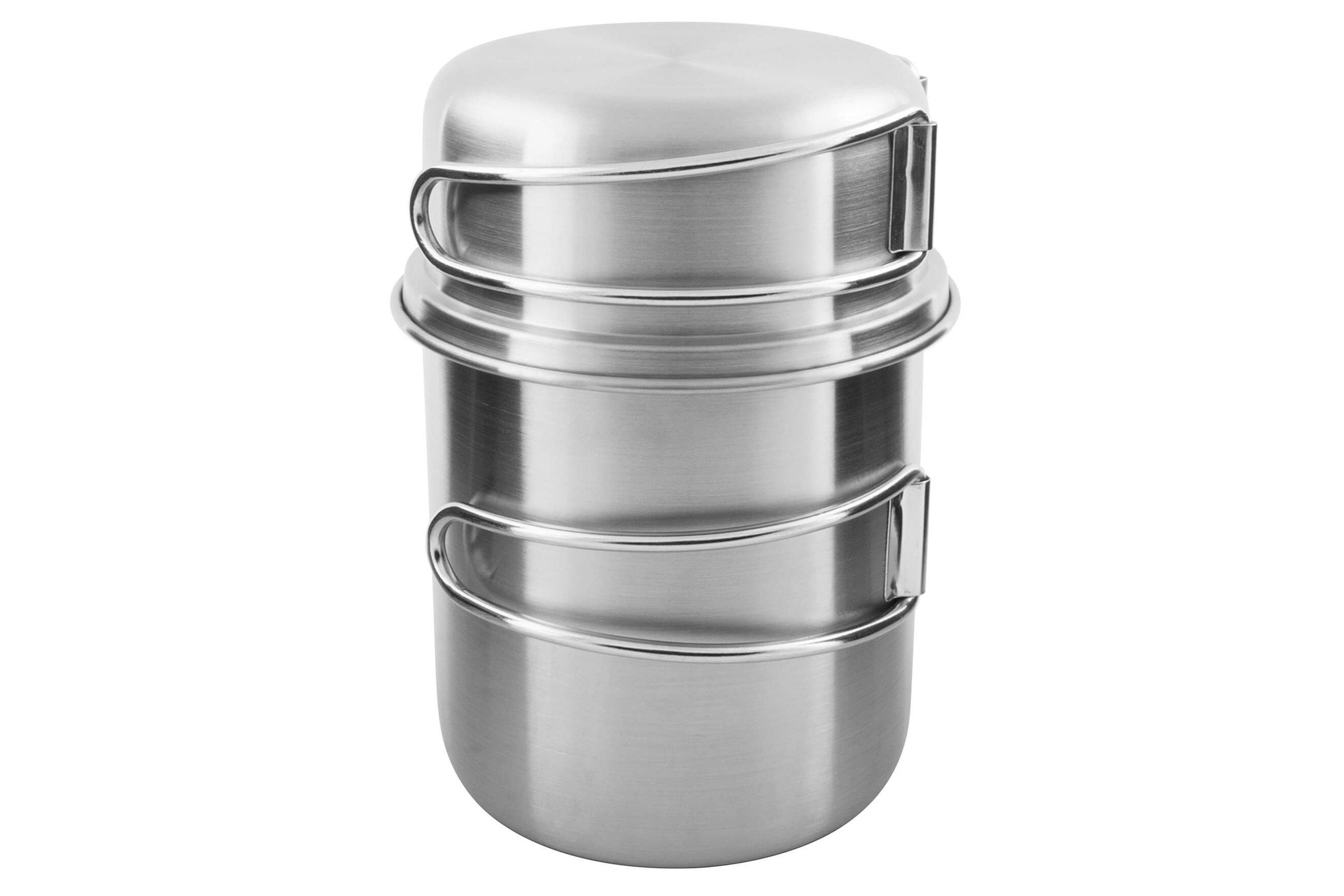 Tatonka Handle Mug 600 Set 4173-000 Stainless, drinkbeker met deksel ...