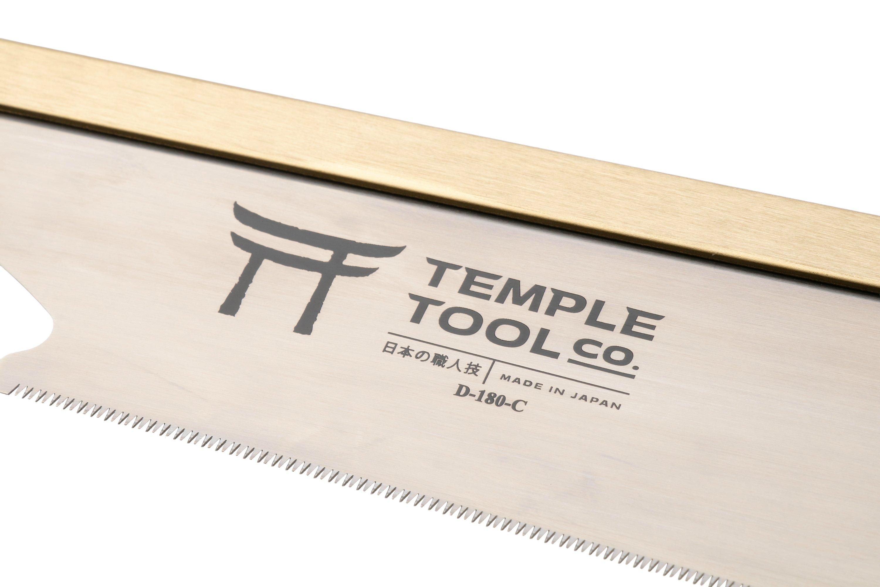 Temple Tool Dozuki D-180, Japanese pull saw 180 mm | Advantageously ...