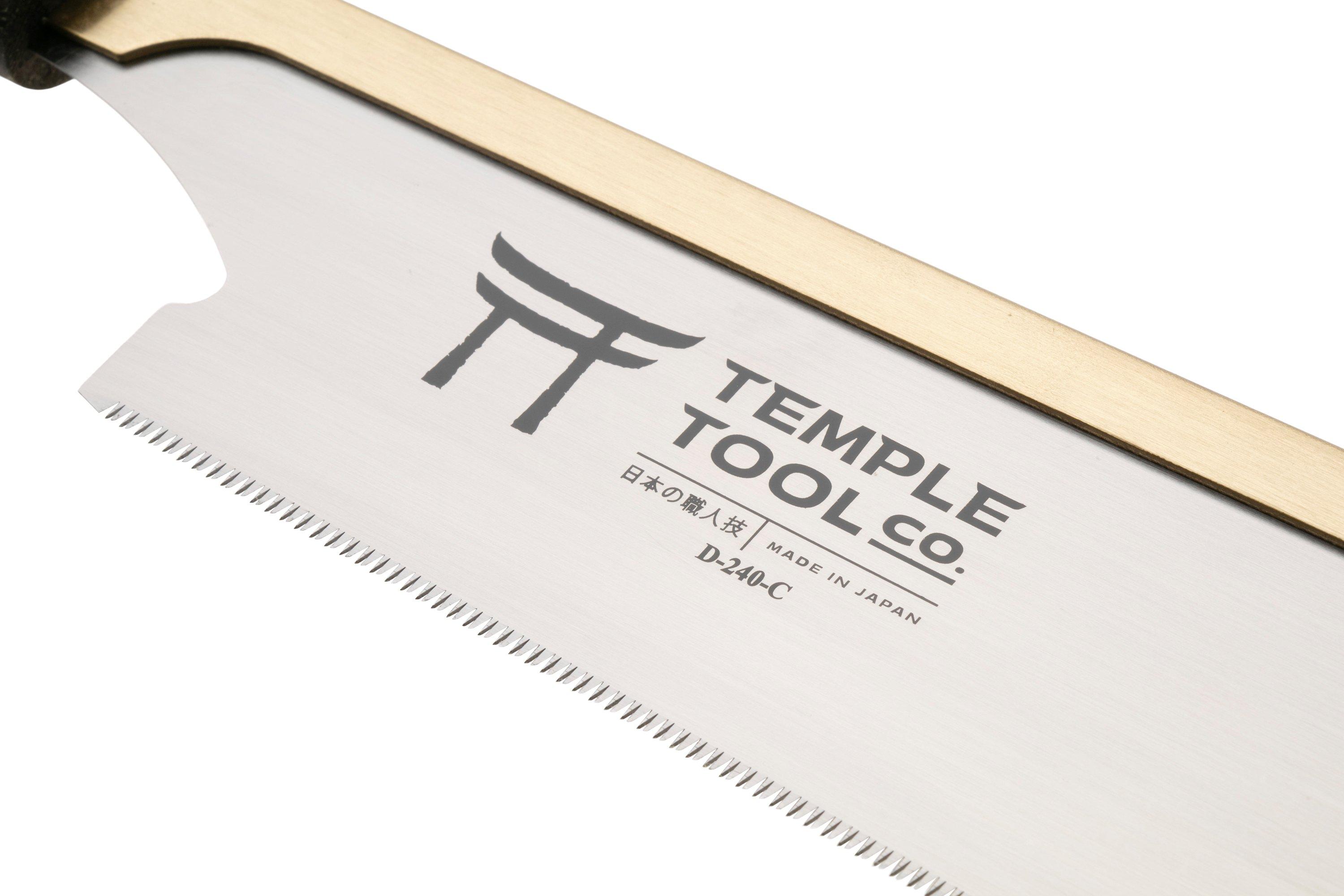 Temple Tool Dozuki Cross Cut D-240-C, japanse trekzaag 240 mm ...