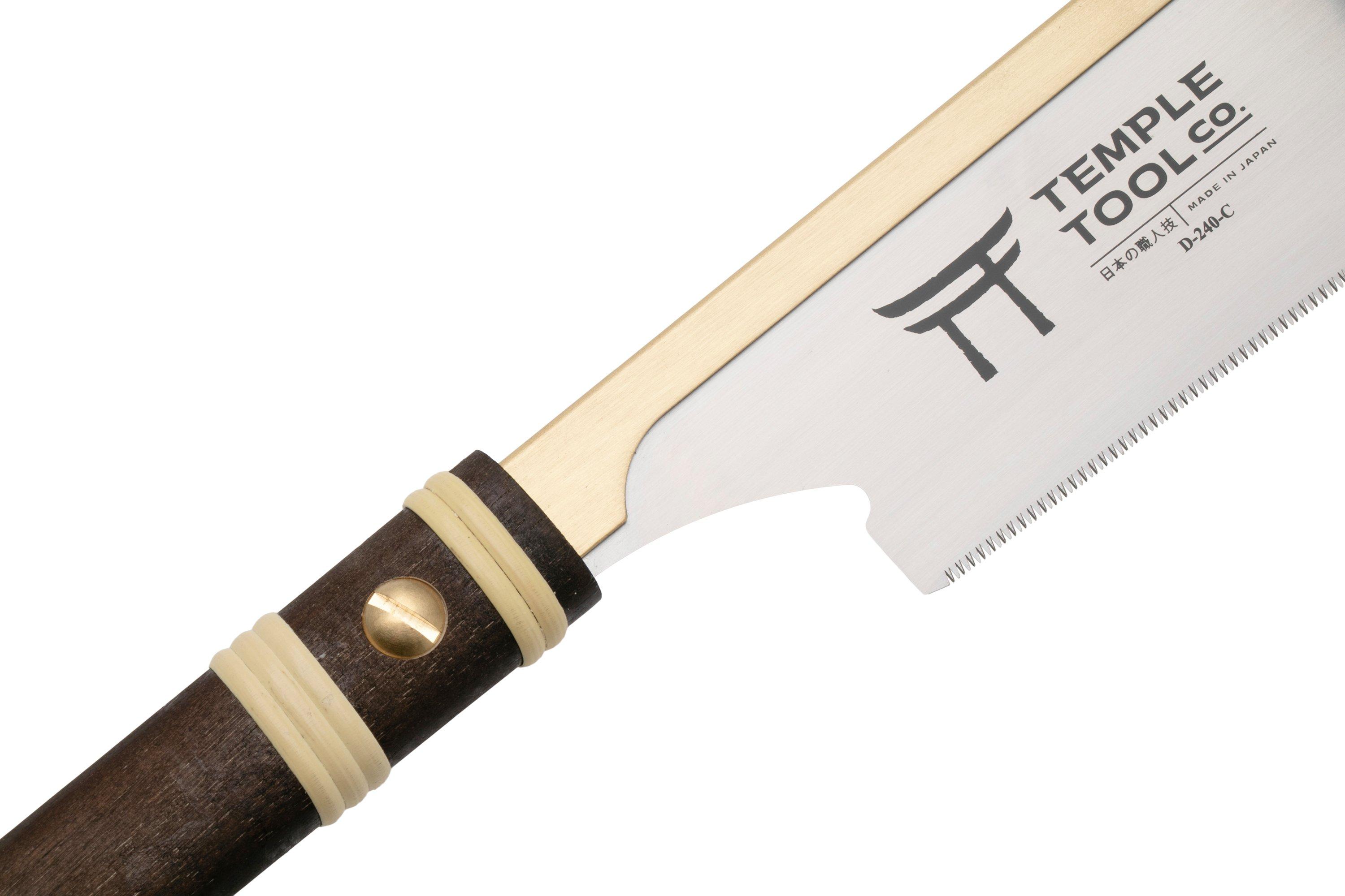 Temple Tool Dozuki Cross Cut D-240-C, Japanese pull saw 240 mm ...