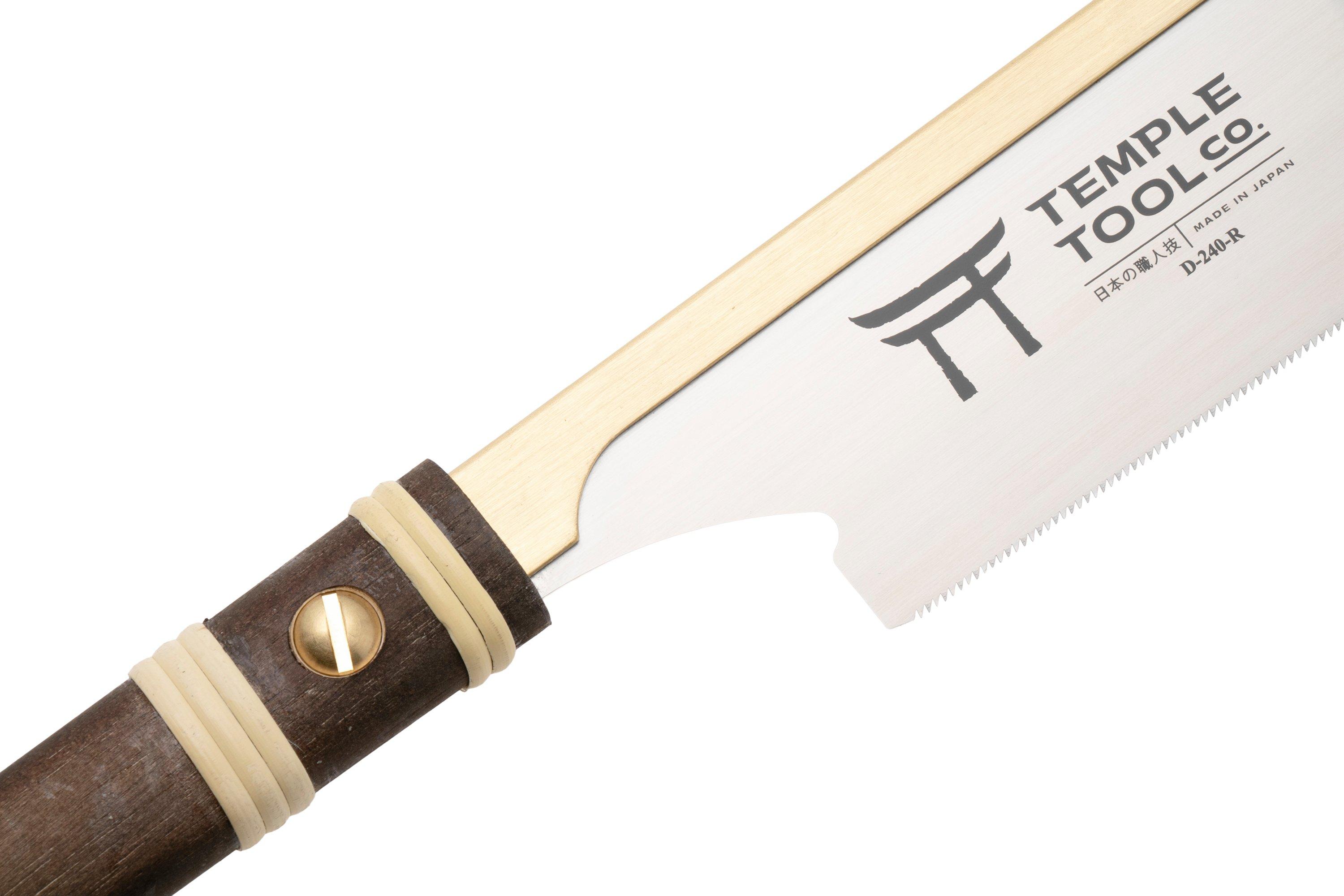 Temple Tool Dozuki Rip Cut D-240-R, japanische Zugsäge 240 mm ...