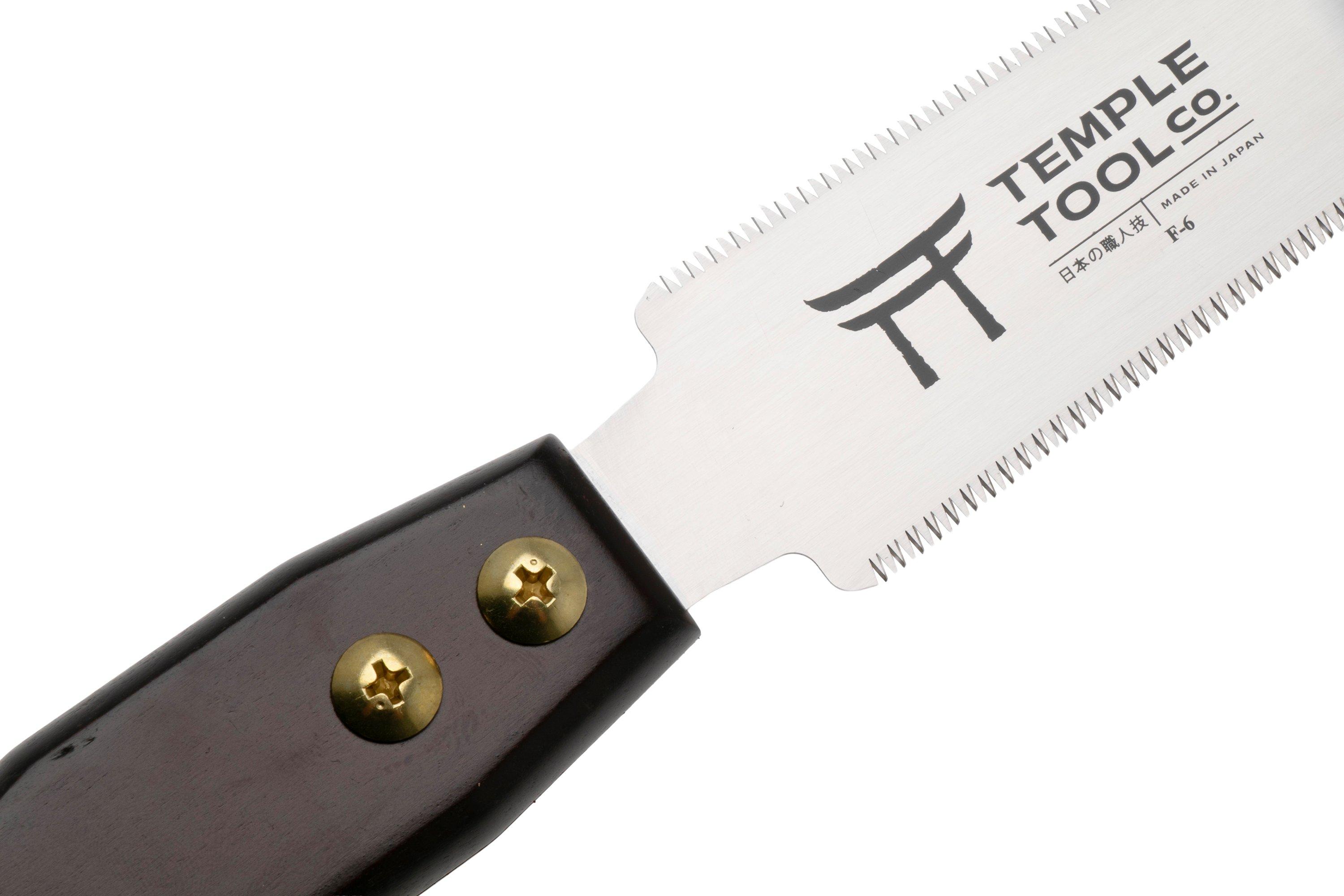 Temple Tool Flush Cut F-6, Japanese pull saw 150 mm | Advantageously ...