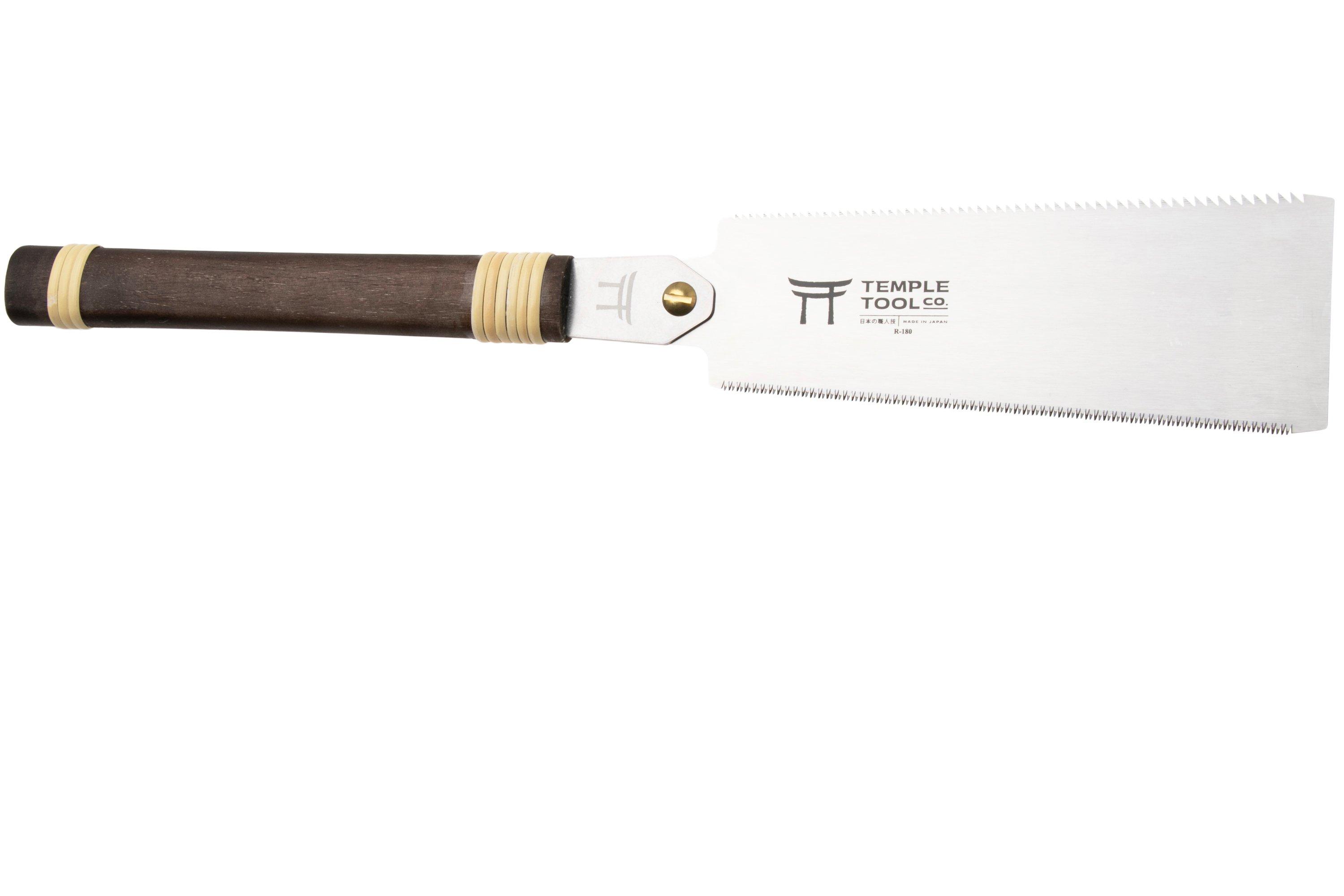 Temple Tool Ryoba R-180, Japanese two-sided pull saw 180 mm ...