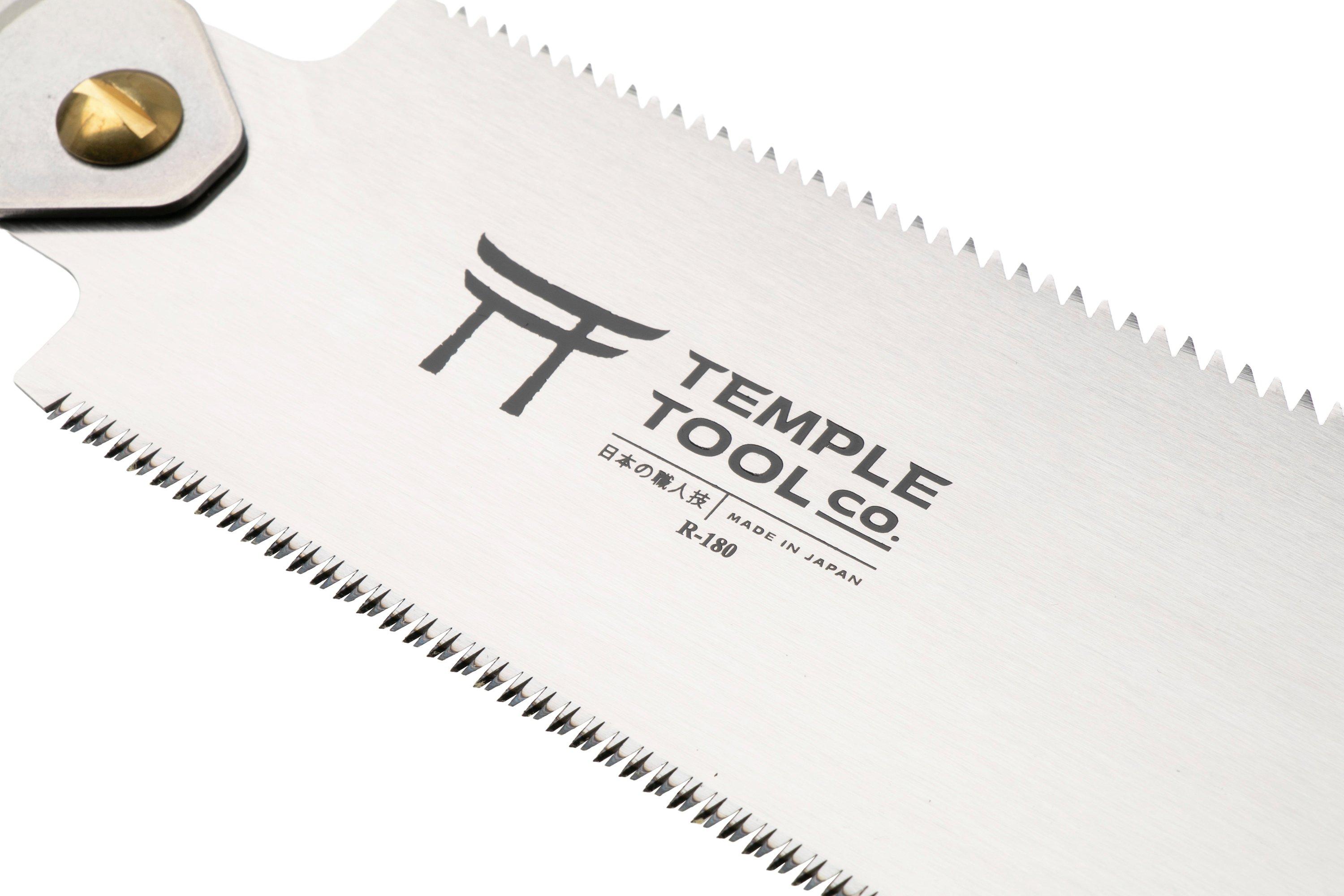 Temple Tool Ryoba R-180, Japanese two-sided pull saw 180 mm ...