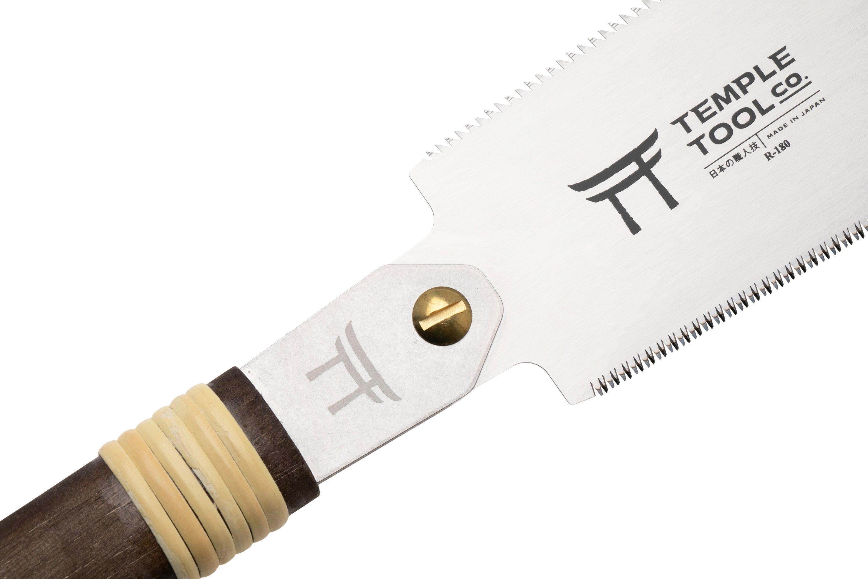 Temple Tool Ryoba R-180, japanse tweezijdige trekzaag 180 mm ...
