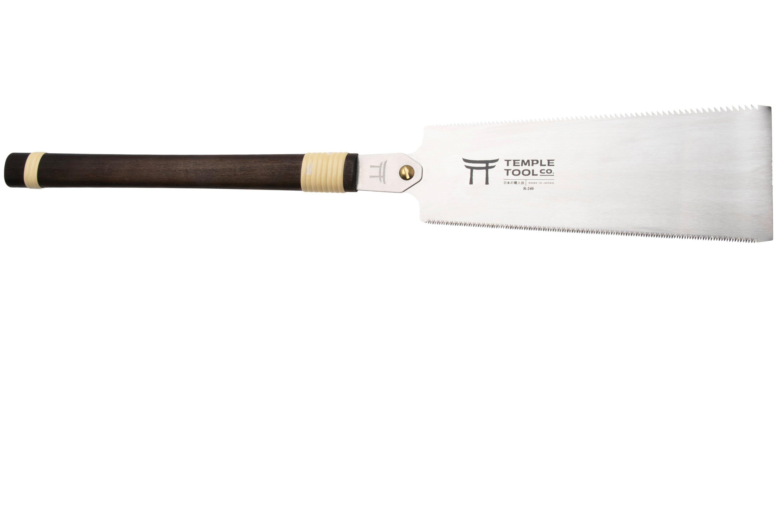 Temple Tool Ryoba R-240, Japanese two-sided pull saw 240 mm ...