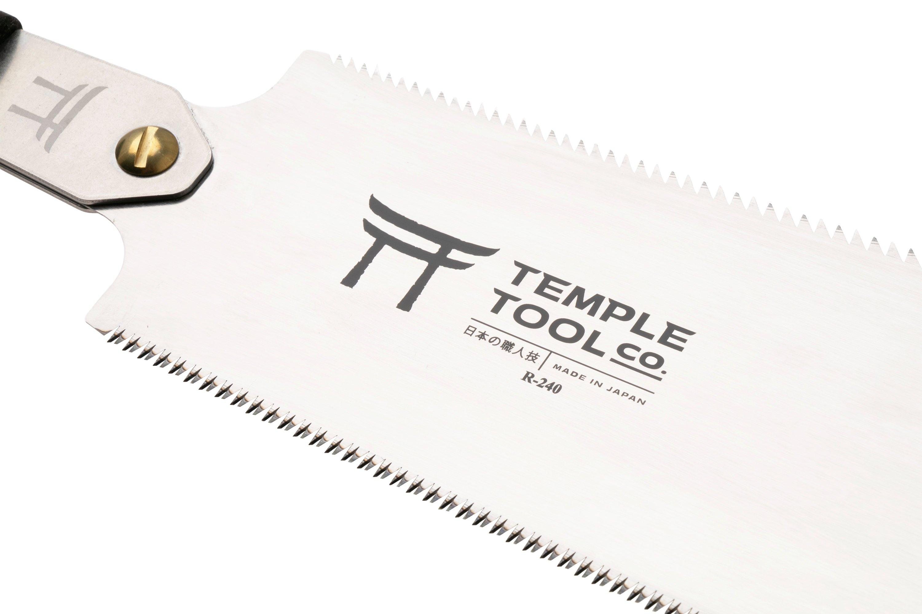 Temple Tool Ryoba R-240, Japanese two-sided pull saw 240 mm ...