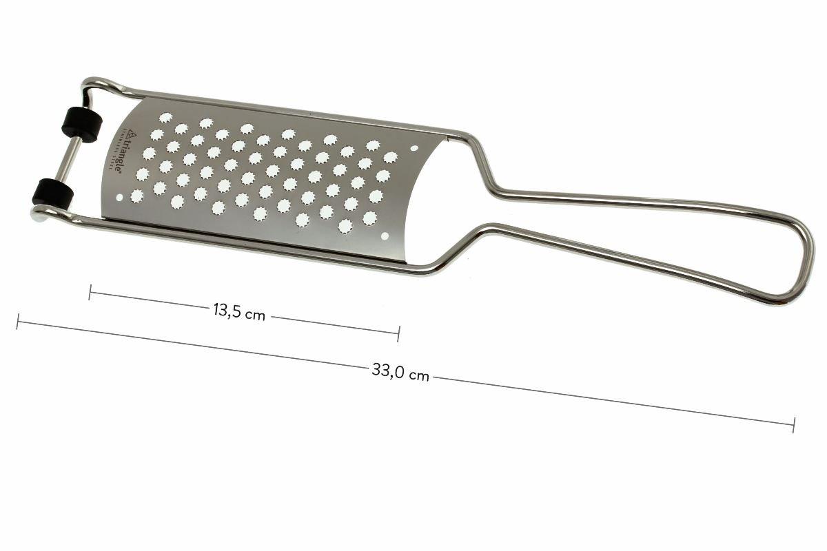 Triangle grater for Parmezan cheese 13 cm SS | Advantageously shopping ...
