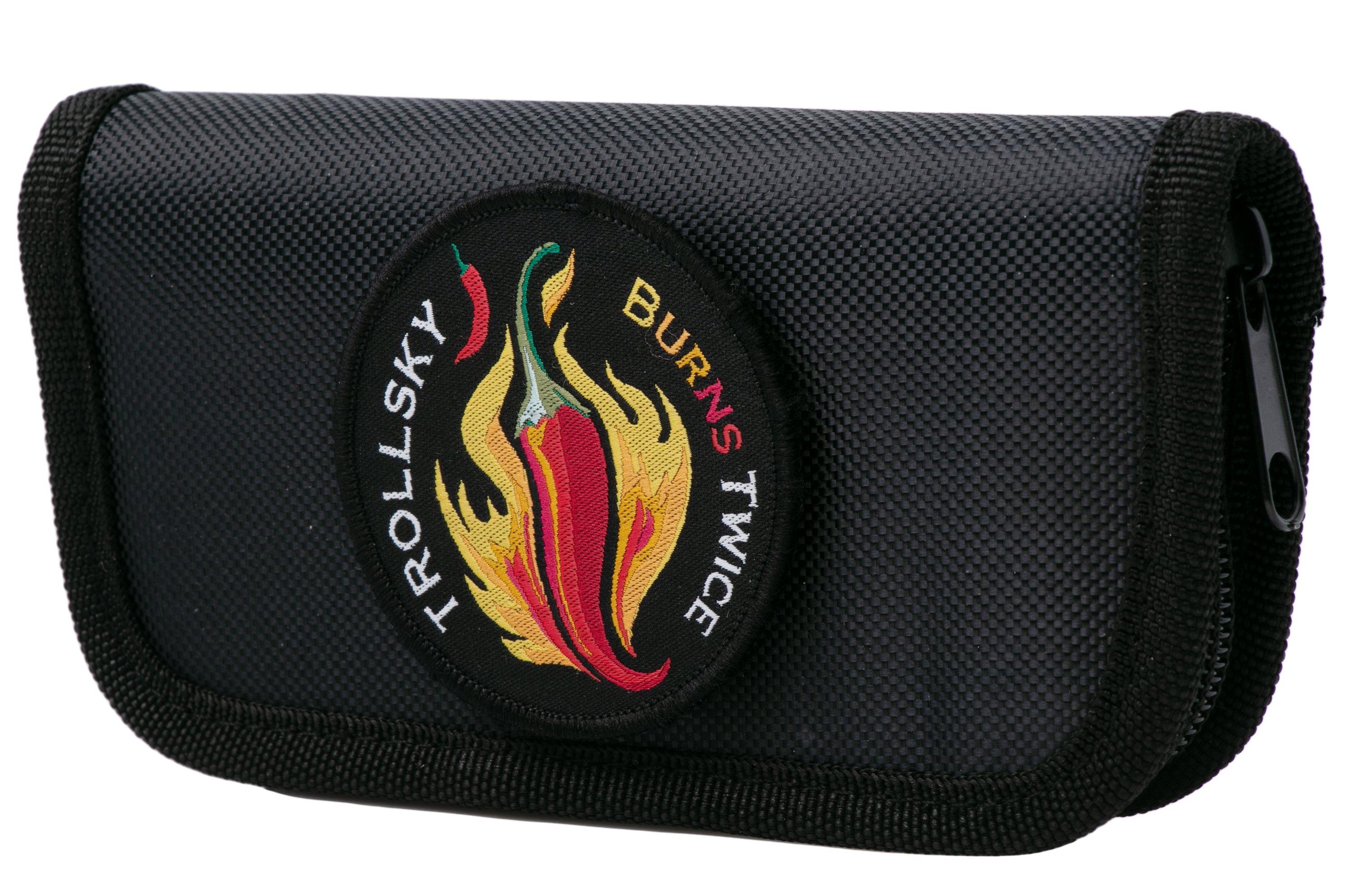 Trollsky Knives MTA012 Burns Twice, Nylon pocket knife pouch ...