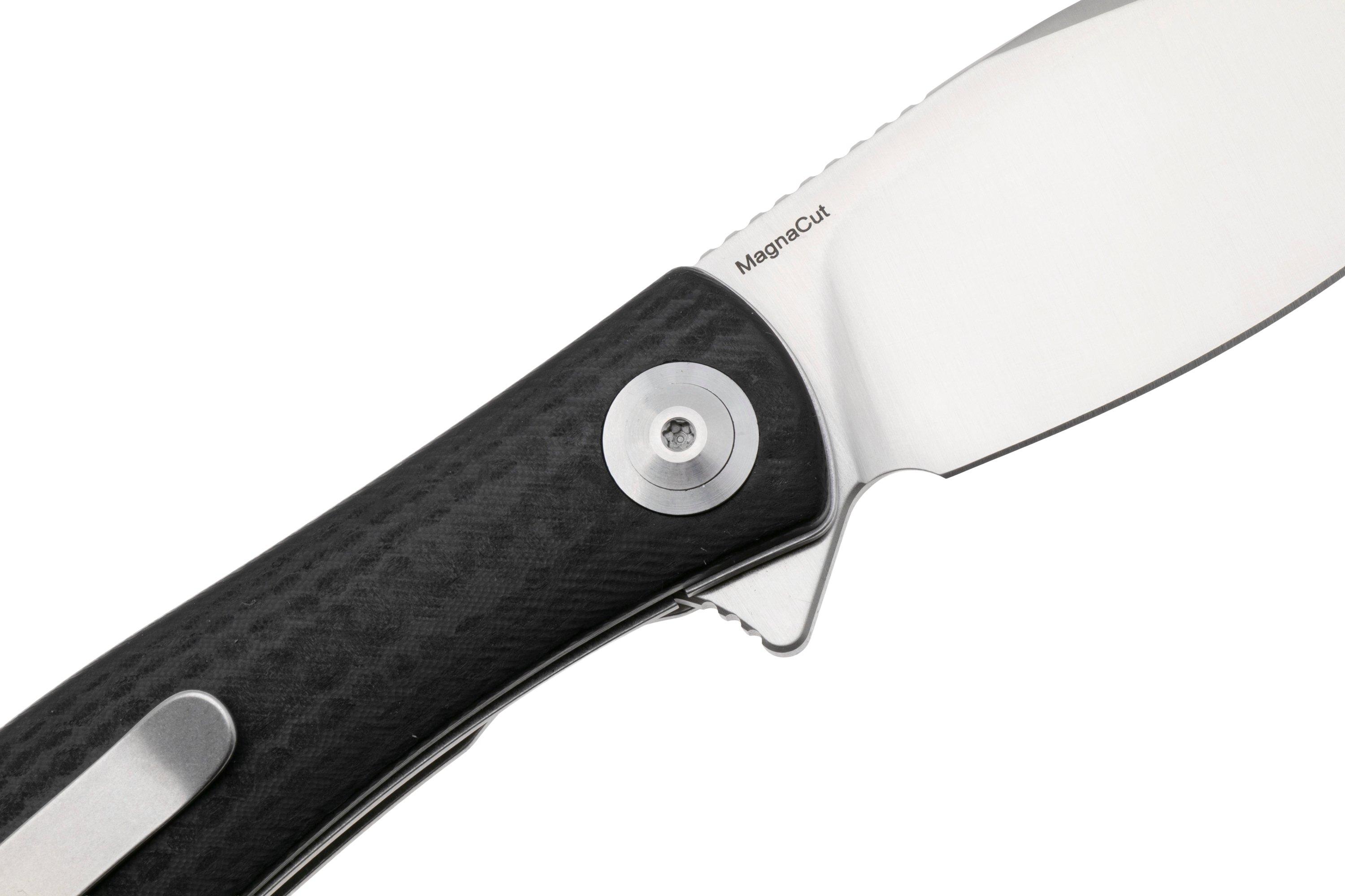 Trollsky Knives Mandu Evo MTE013 Satin MagnaCut, Black CarbonTex G10 ...