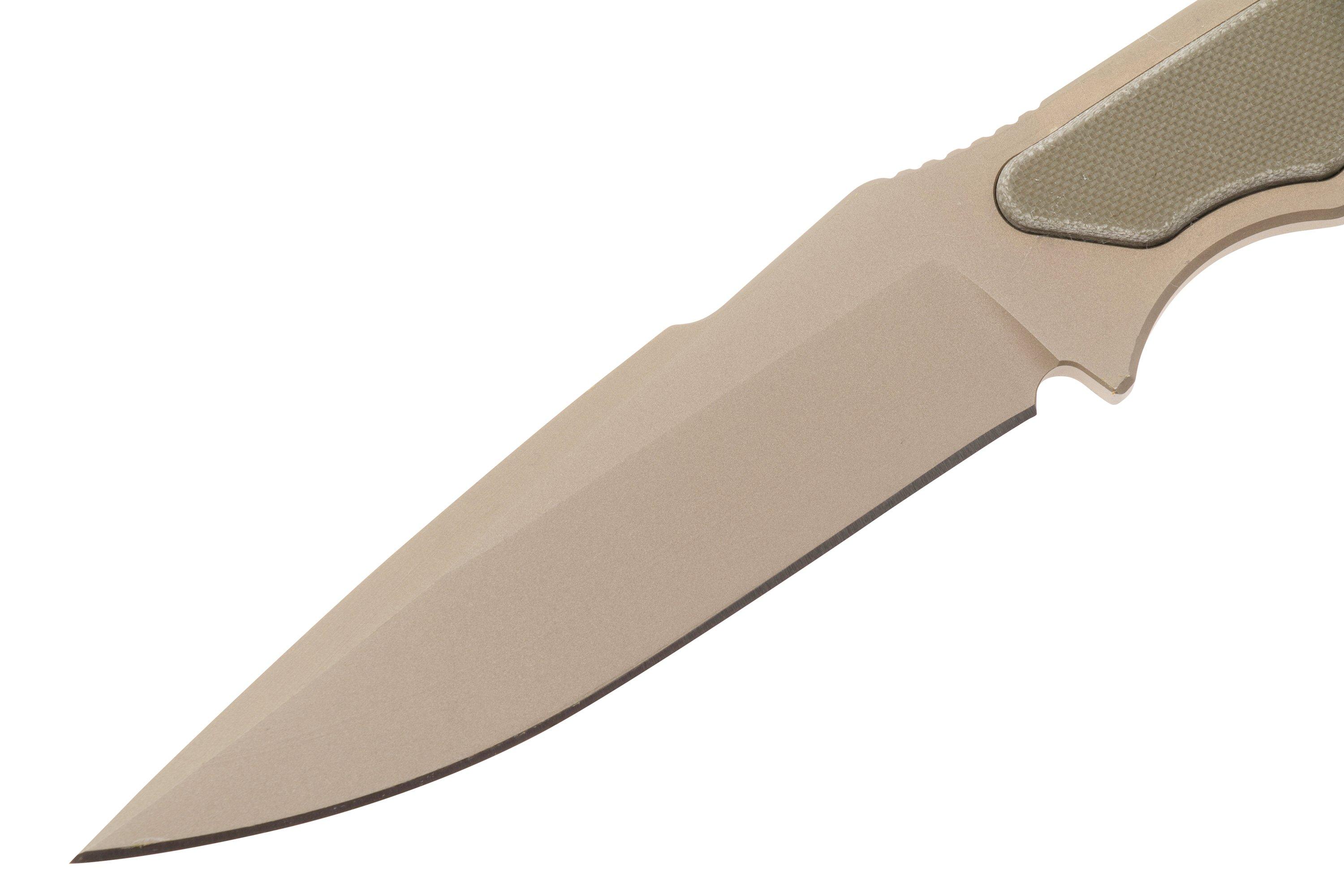 Spartan Blades Phrike SB17 Flat Dark Earth, Green G10, fixed knife ...