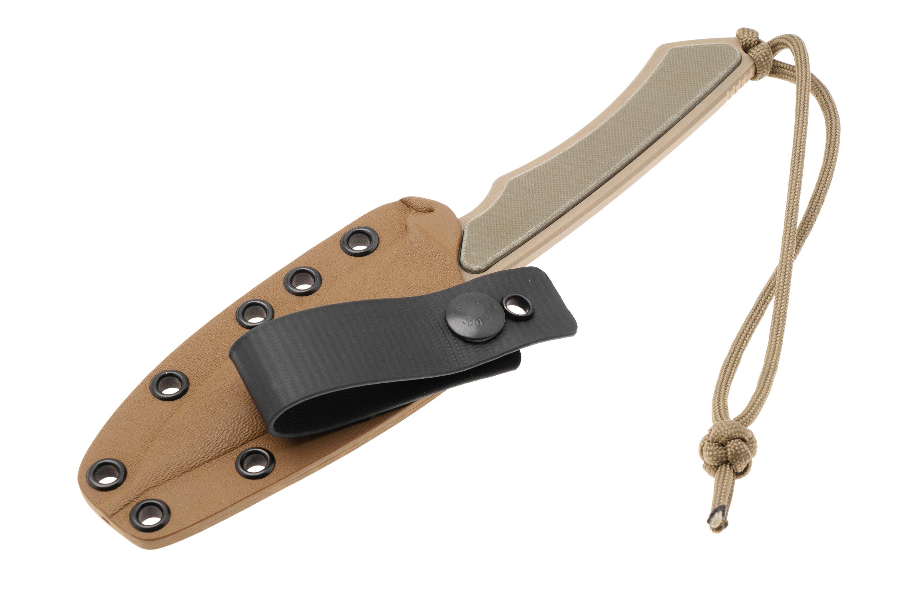 Spartan Blades Phrike SB17 Flat Dark Earth, Green G10, fixed knife ...