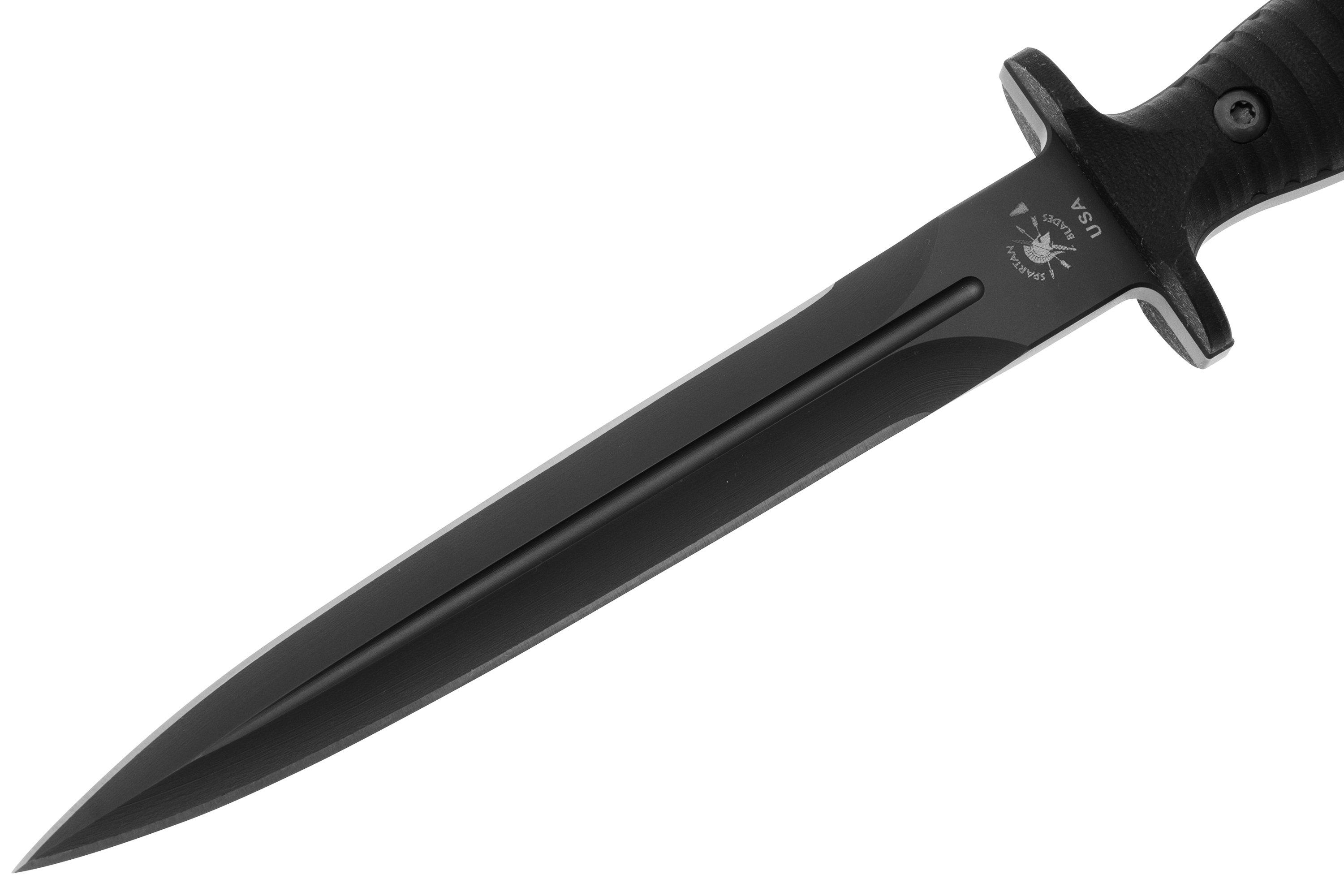 Spartan Blades George V14 Dagger Black Blade, Black Handle ...