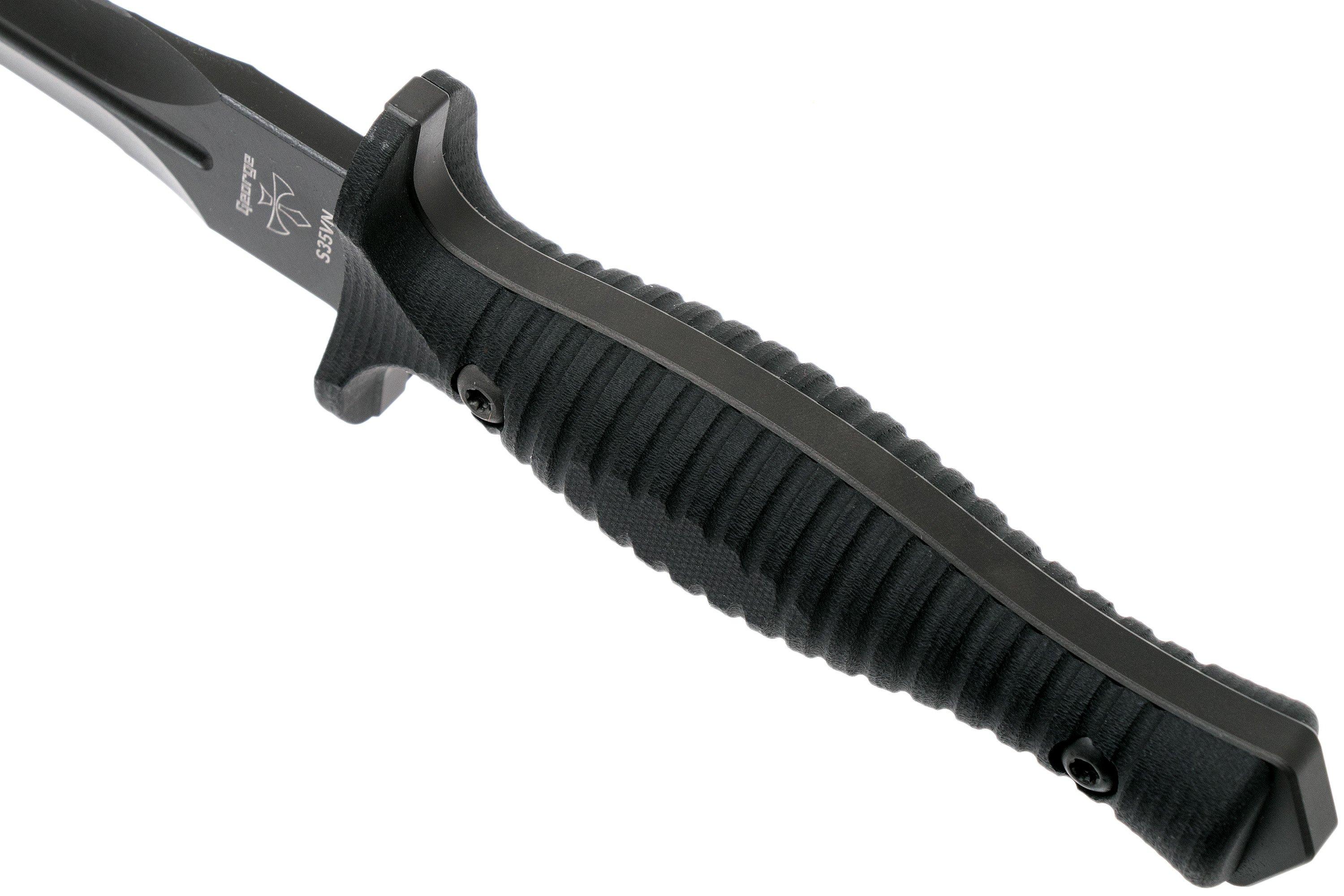 Spartan Blades George V14 Dagger Black Blade, Black Handle ...