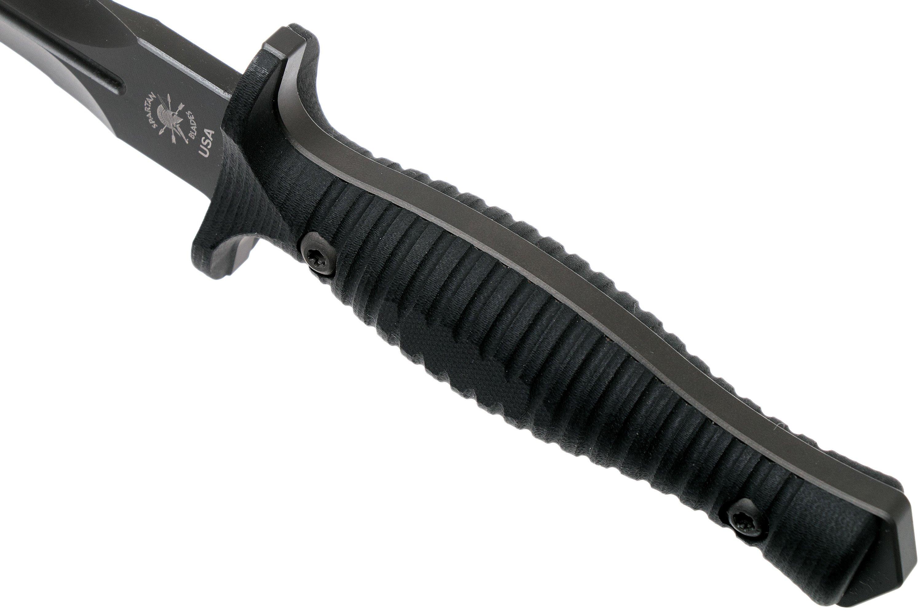 Spartan Blades George V14 Dagger Black Blade, Black Handle ...