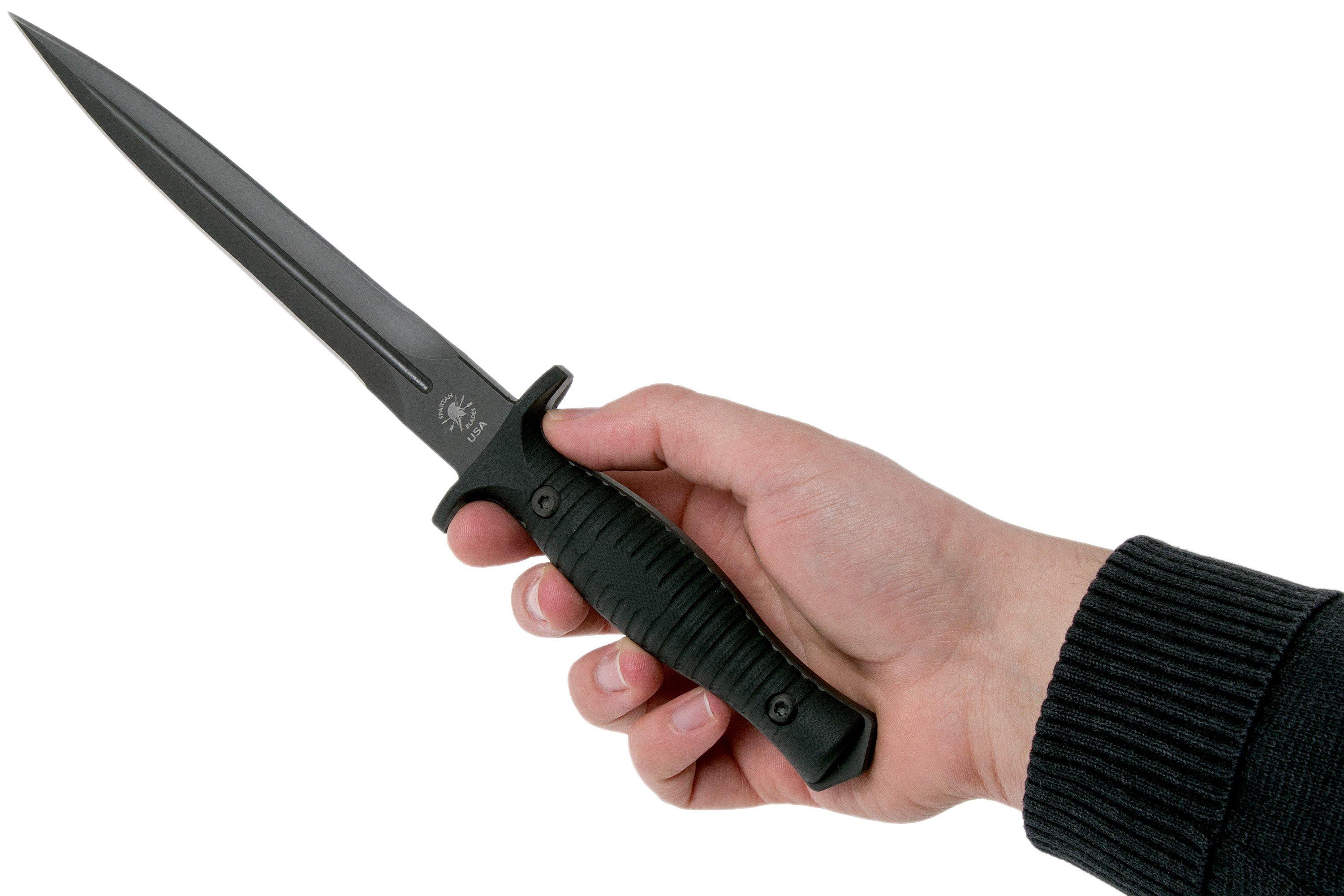 Spartan Blades George V14 Dagger Black Blade, Black Handle ...
