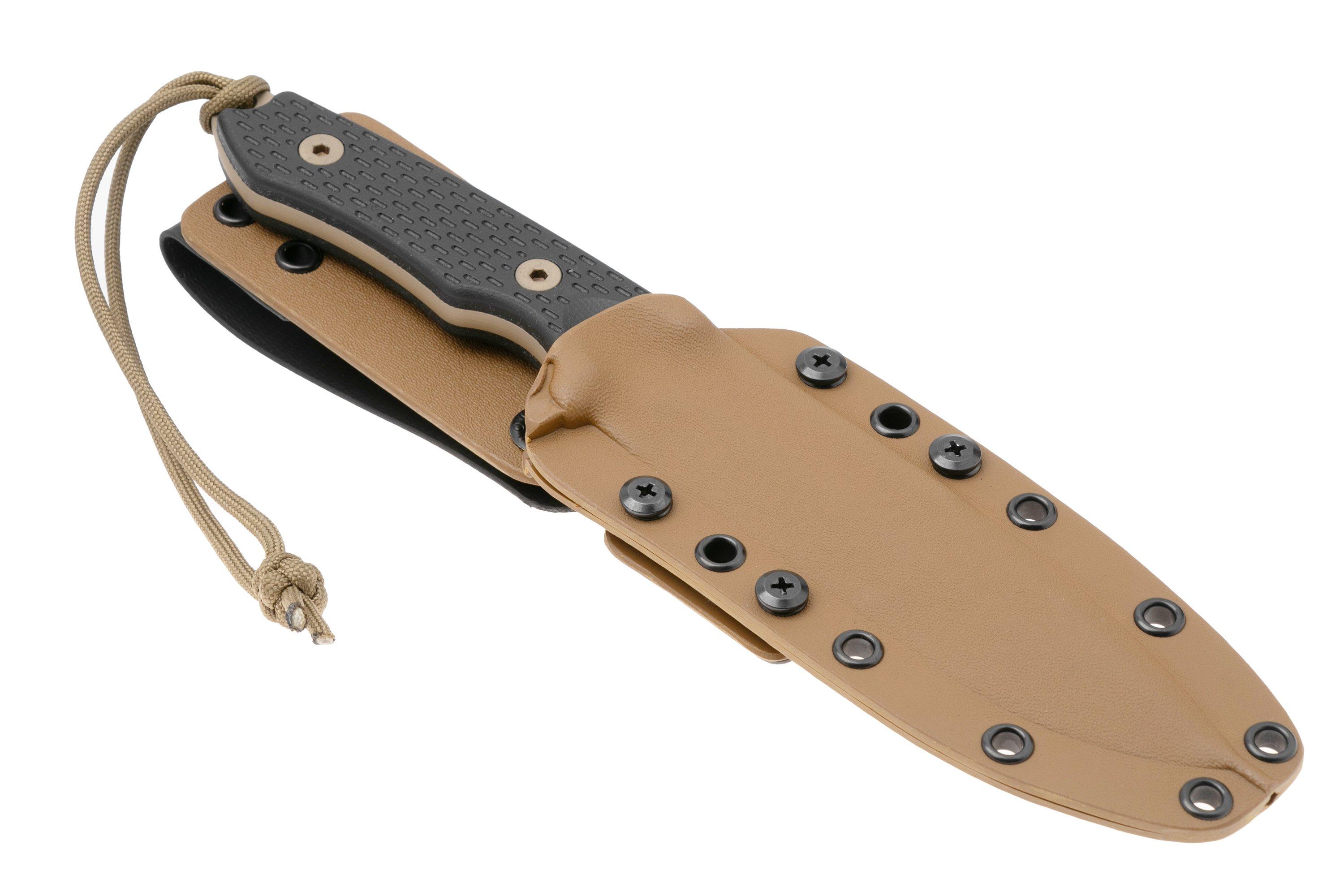 Spartan Blades Ronin Shinto SB47DEBKKYTN Flat Dark Earth, Black Micarta ...