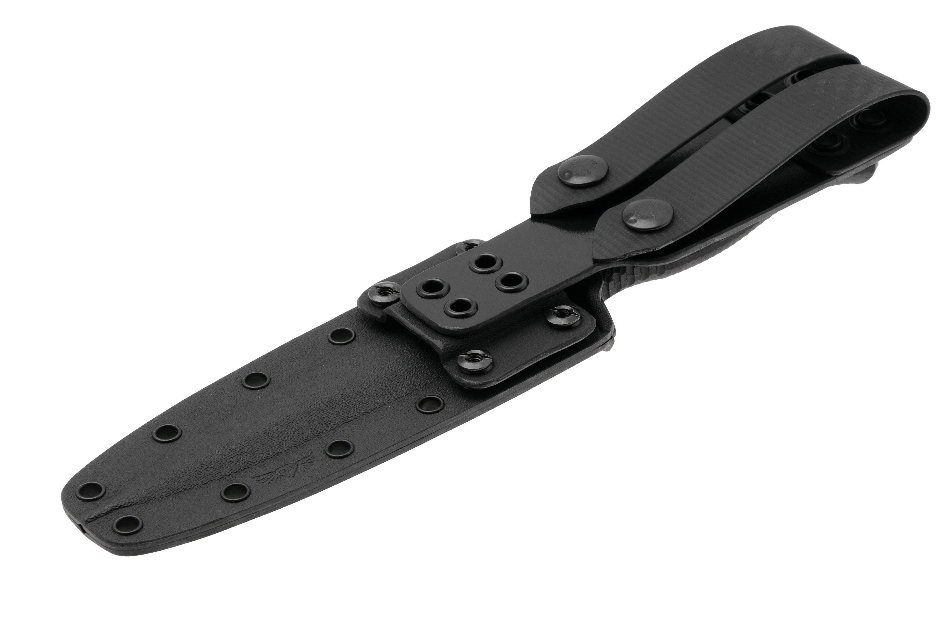 Spartan Blades Harsey Dagger SB49BKBKKYBK Black, Black Micarta, dagger ...