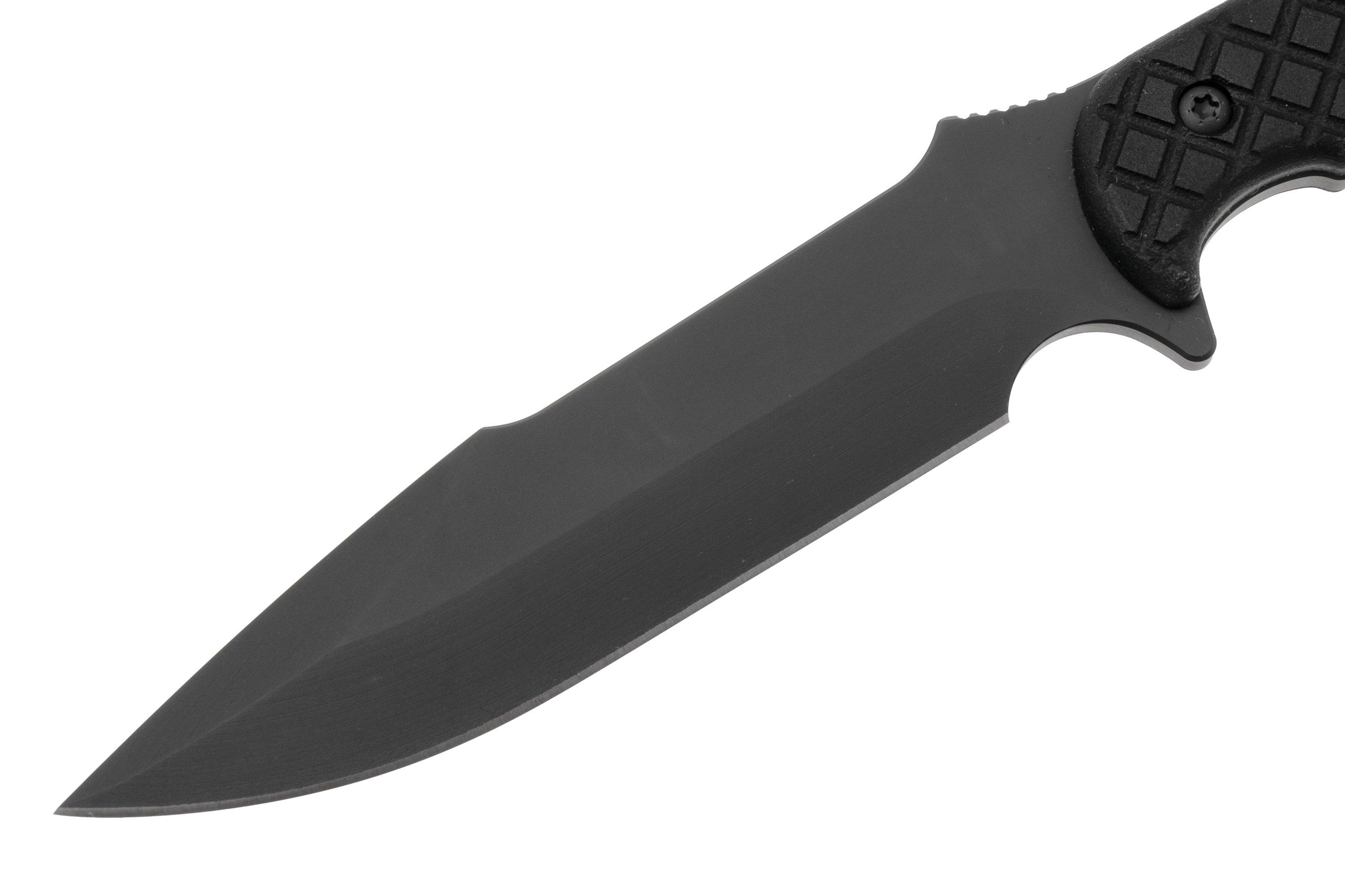 Spartan Blades Horkos SB4BKBKNLBK Black, Black Micarta, survival knife ...