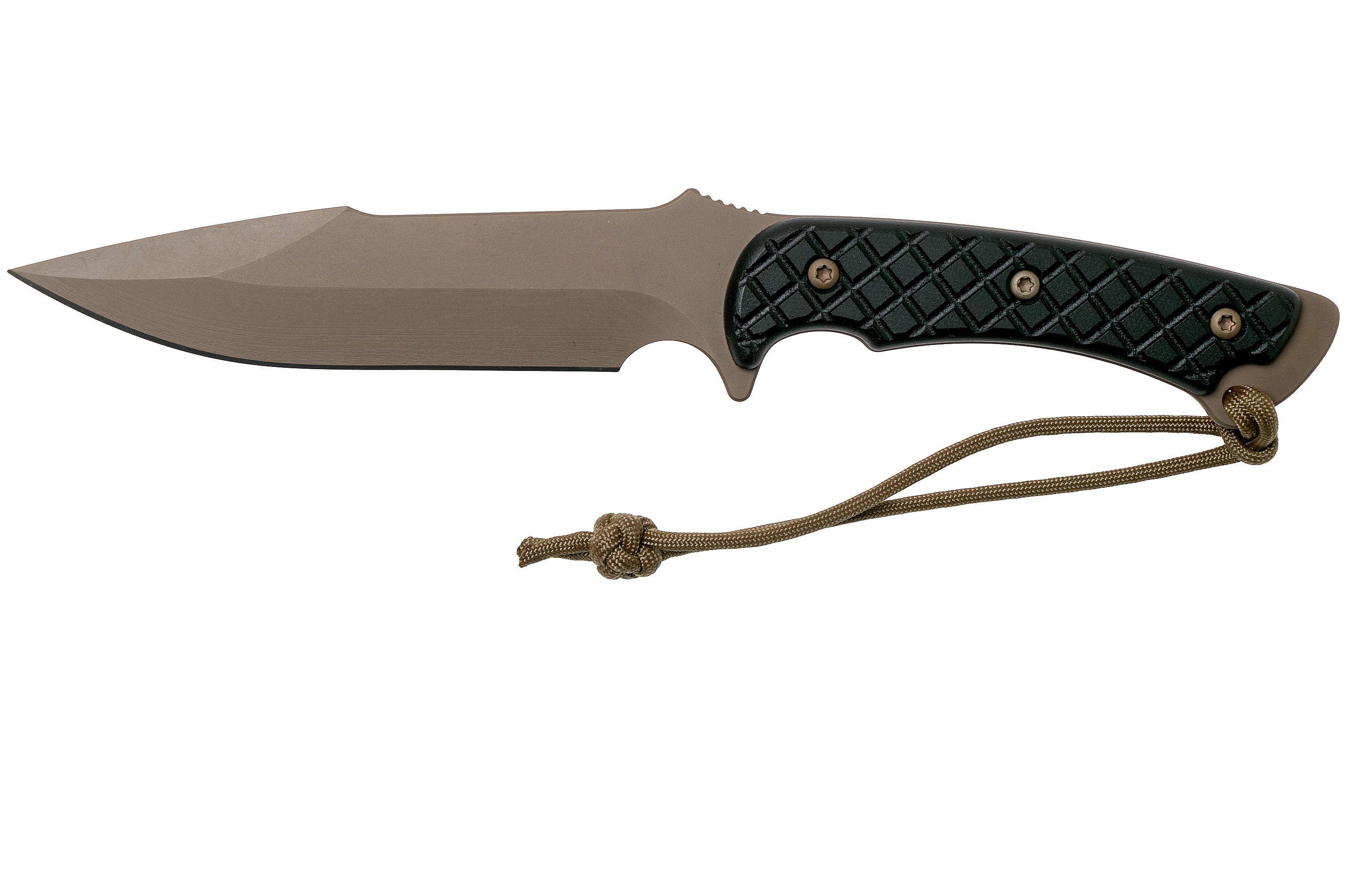 Spartan Blades Horkos SB4DEBKKYTN Flat Dark Earth/Black/Tan Sheath ...