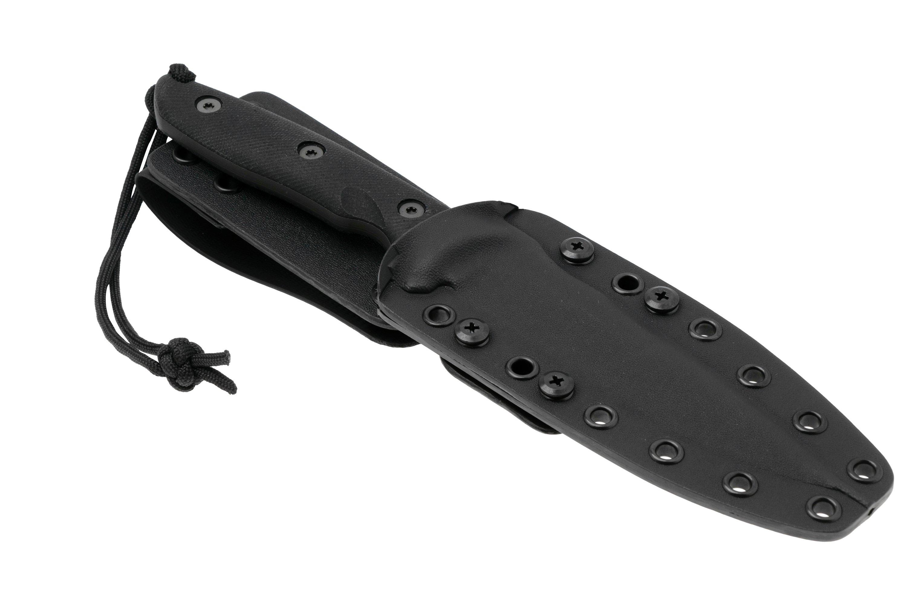 Spartan Blades Moros SB53BKBKKYBK Black, Black Micarta, Survival Messer ...