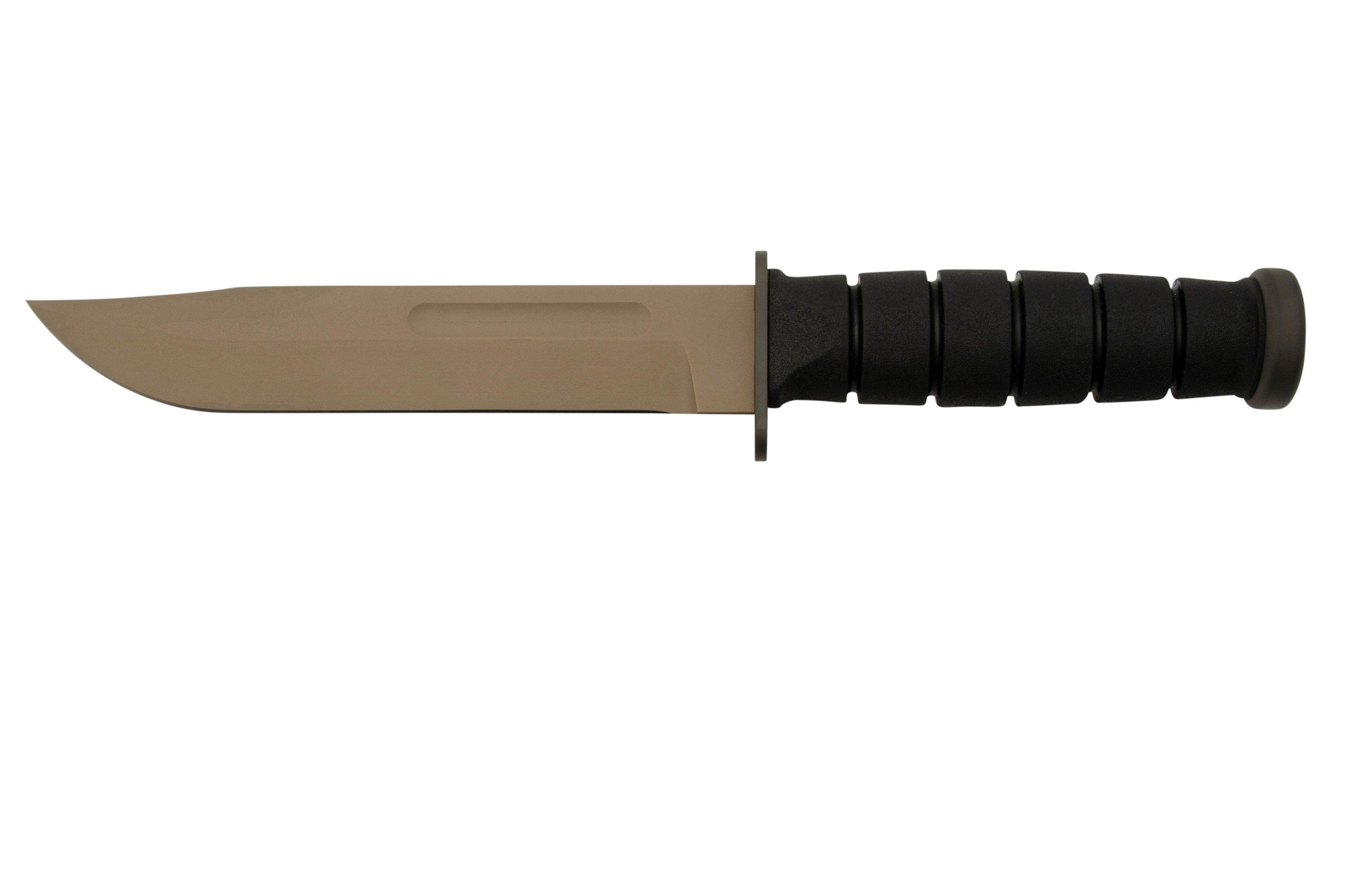 Spartan KA-BAR SB54 CPM MagnaCut, Flat Dark Earth, Kydex Sheath, fixed ...