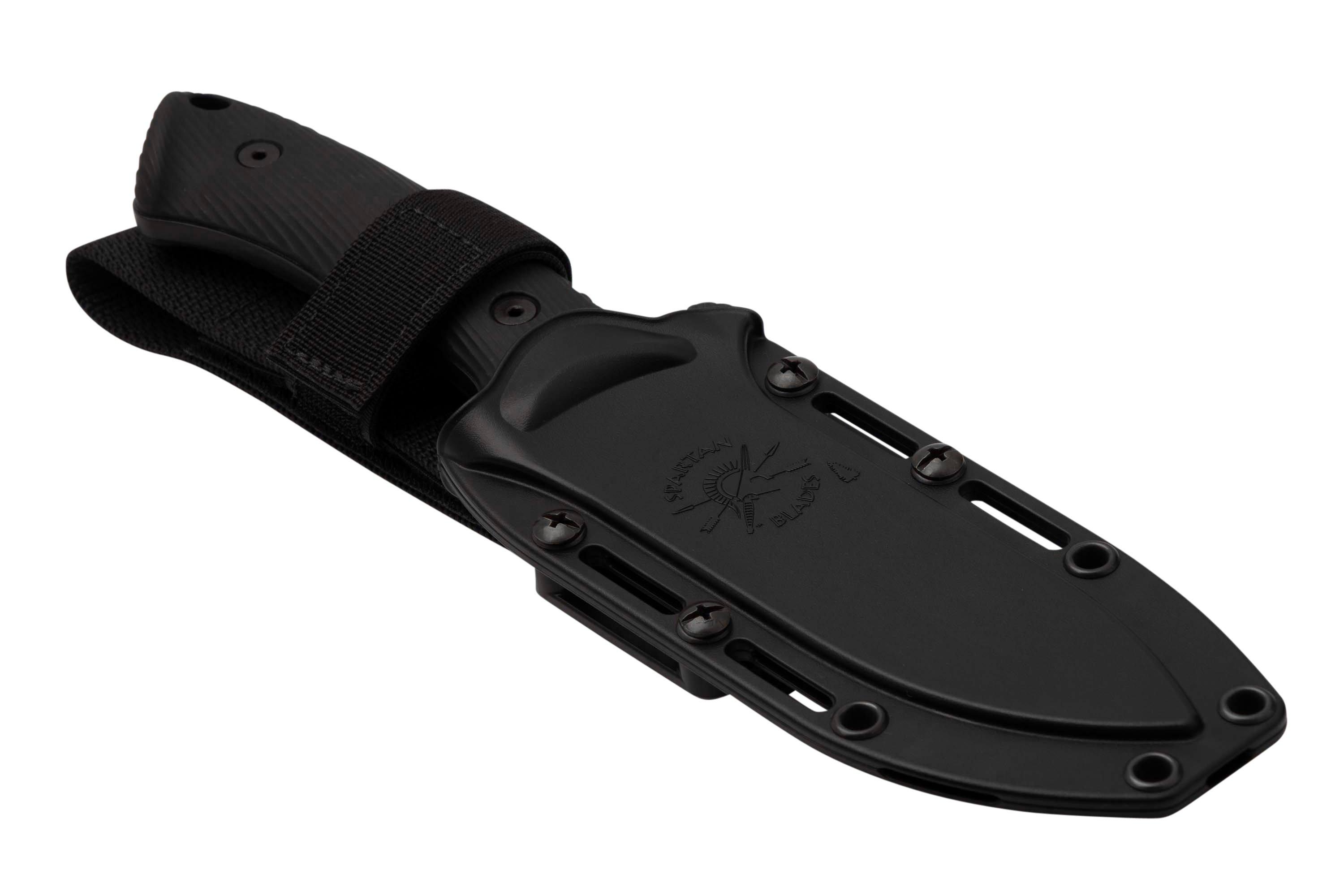 Spartan Blades Harsey Nessmuk Black SBSL005 outdoor knife, Bill Harsey ...