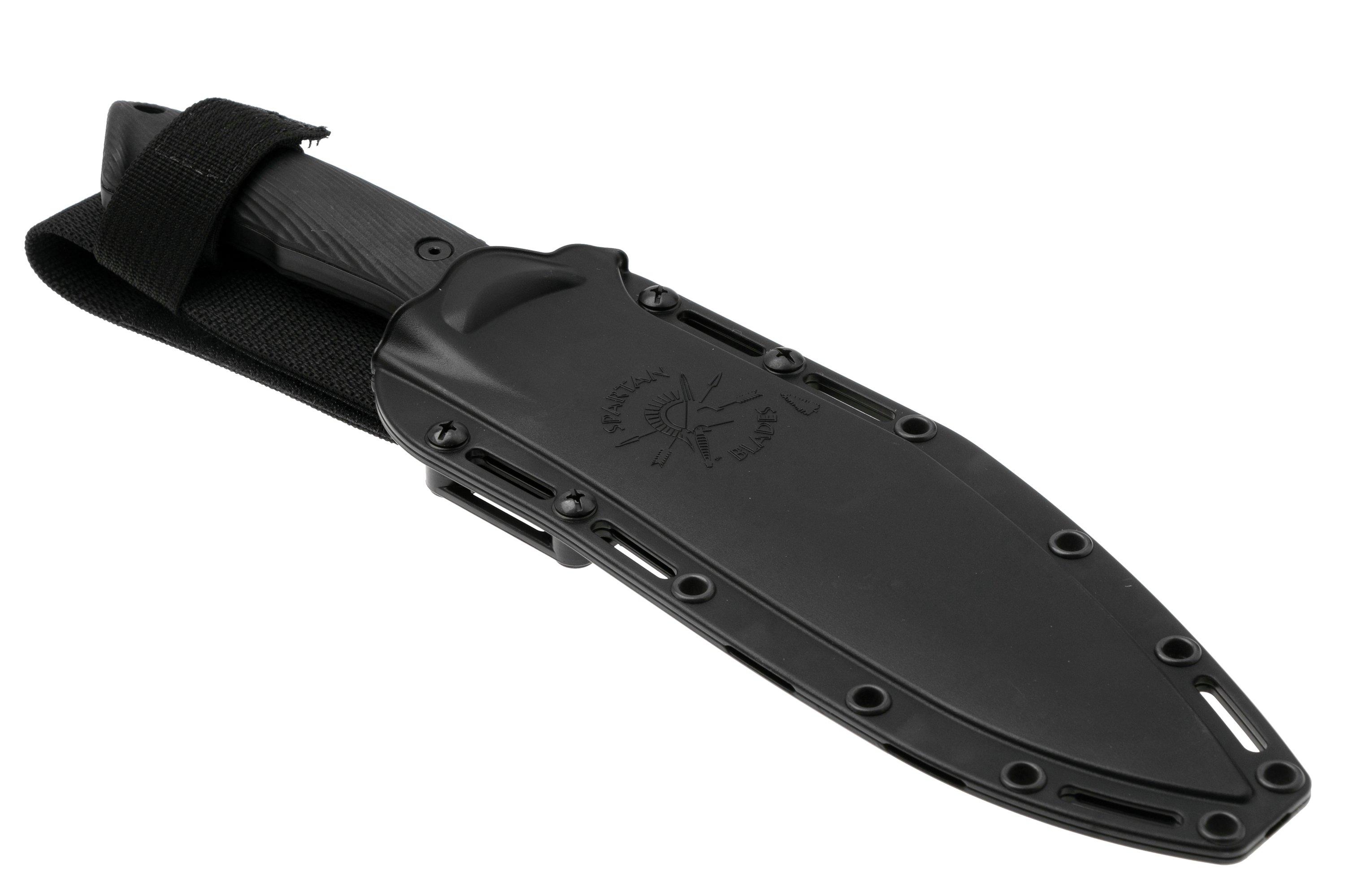 Spartan Blades Harsey Kukri SBSL007BK Black/Black, kukri machete ...