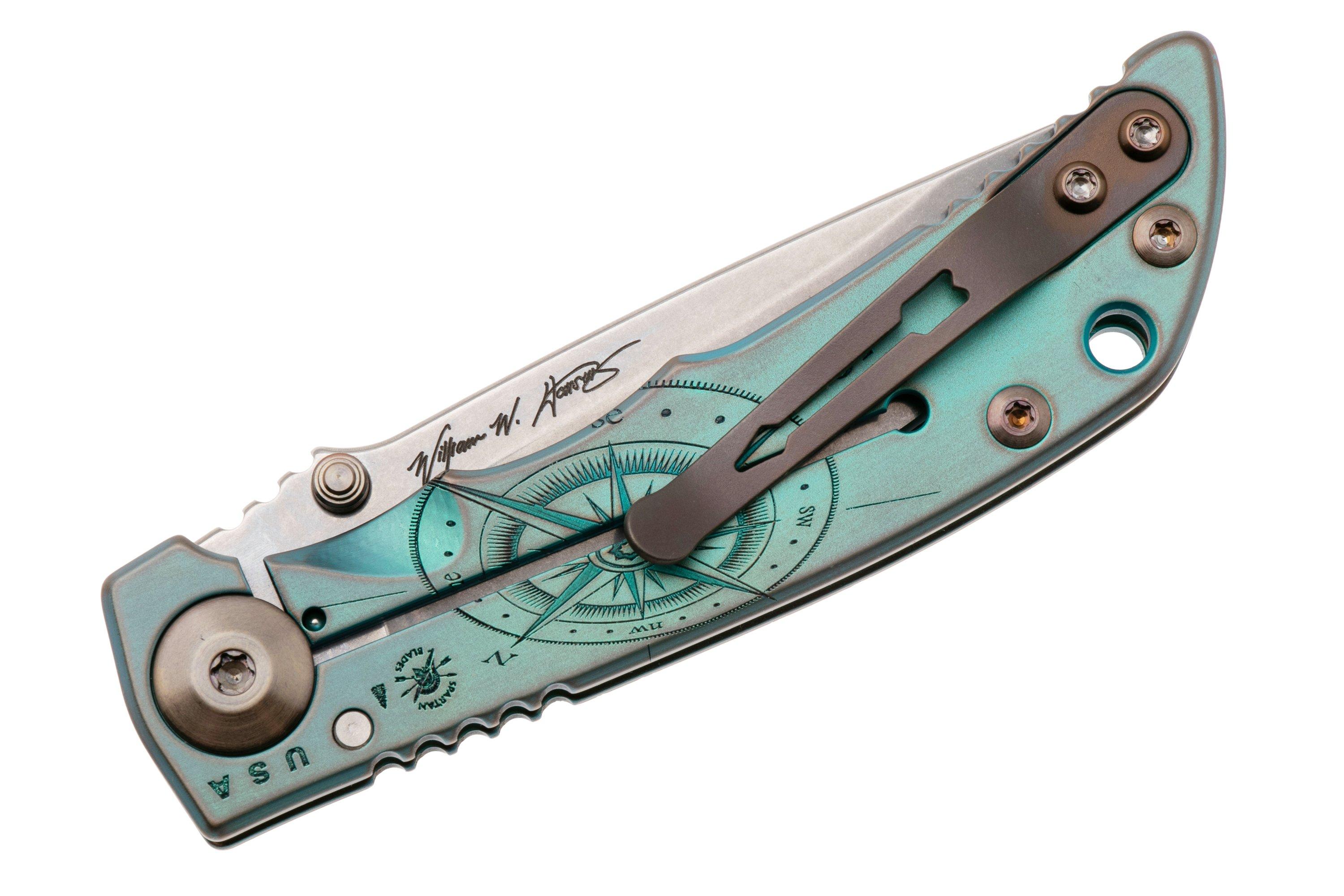 Spartan Harsey Folder 3.25 SF10C-COMPASS, Stonewashed CPM MagnaCut ...