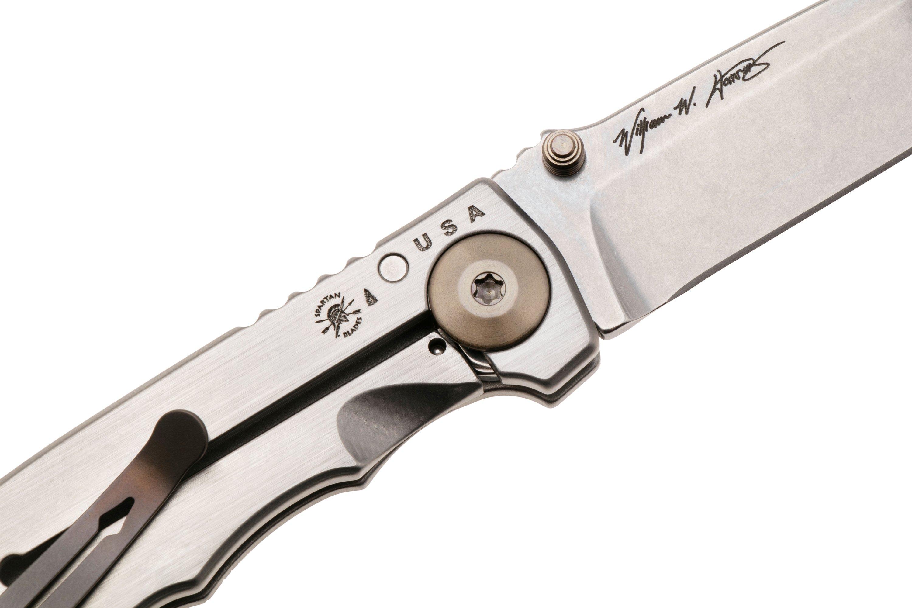 Spartan Harsey Folder 3.25 SF10C-FIR-TREE, Stonewashed CPM MagnaCut ...