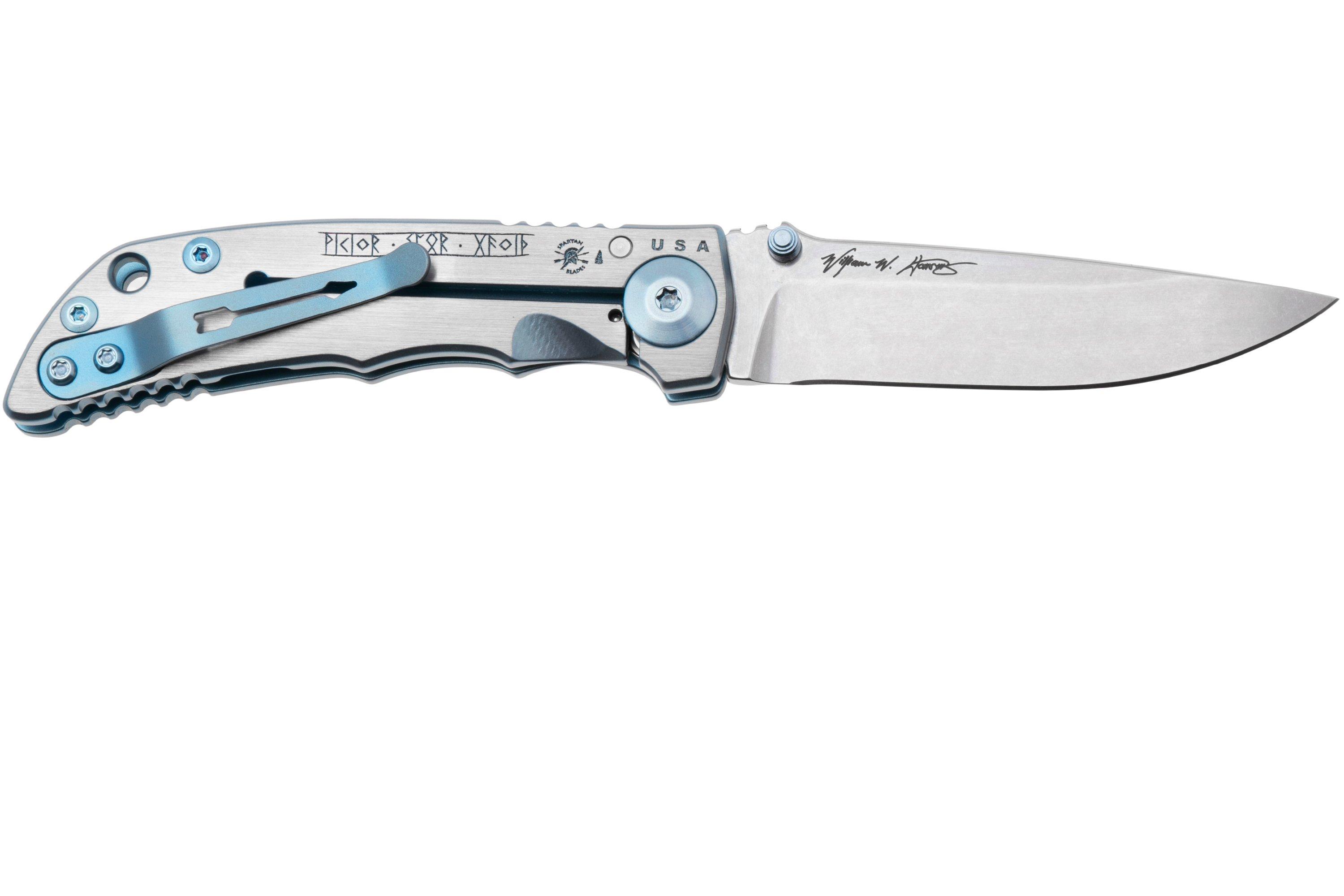 Spartan Harsey Folder 3.25 SF10C-VIK-TRL-WALK, Stonewashed CPM MagnaCut ...
